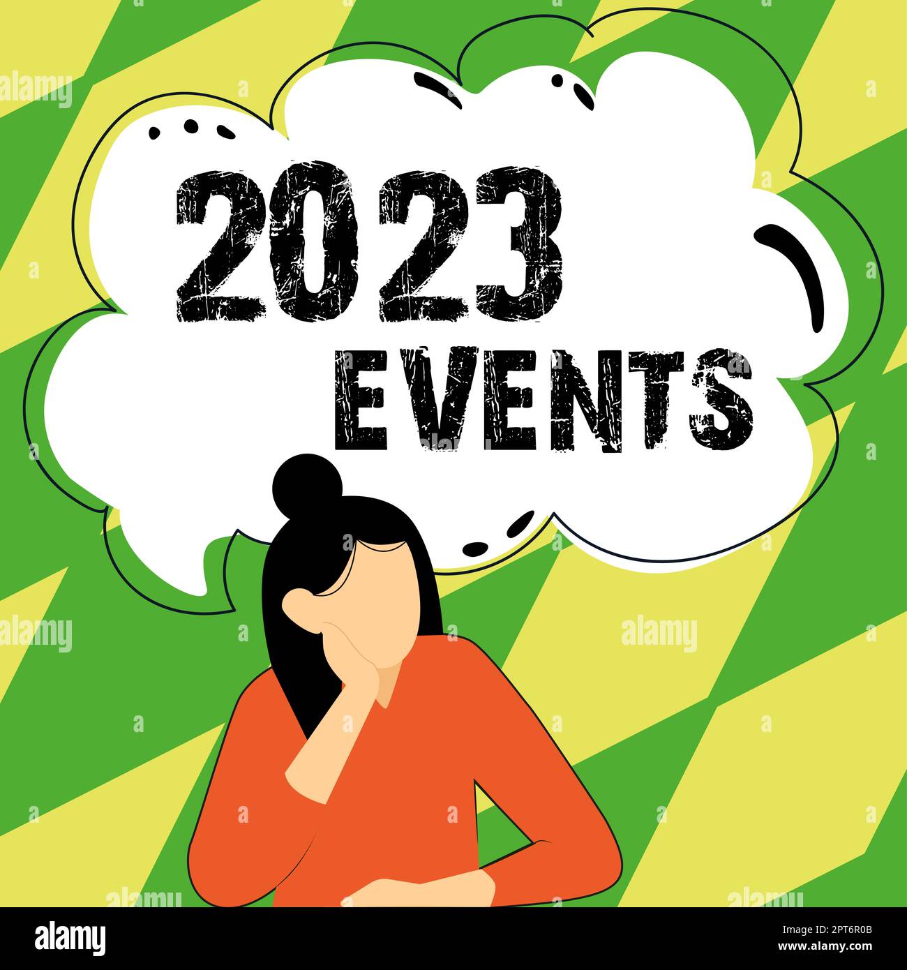 Hand writing sign 2023 Events, Business idea New year celebrations ...