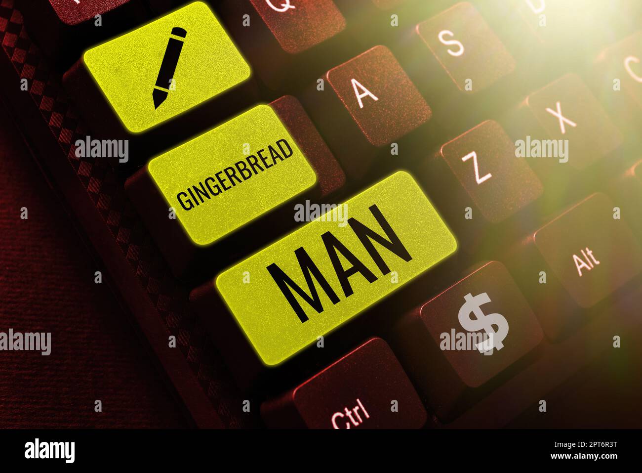 Text showing inspiration Gingerbread Man, Business overview cookie made ...