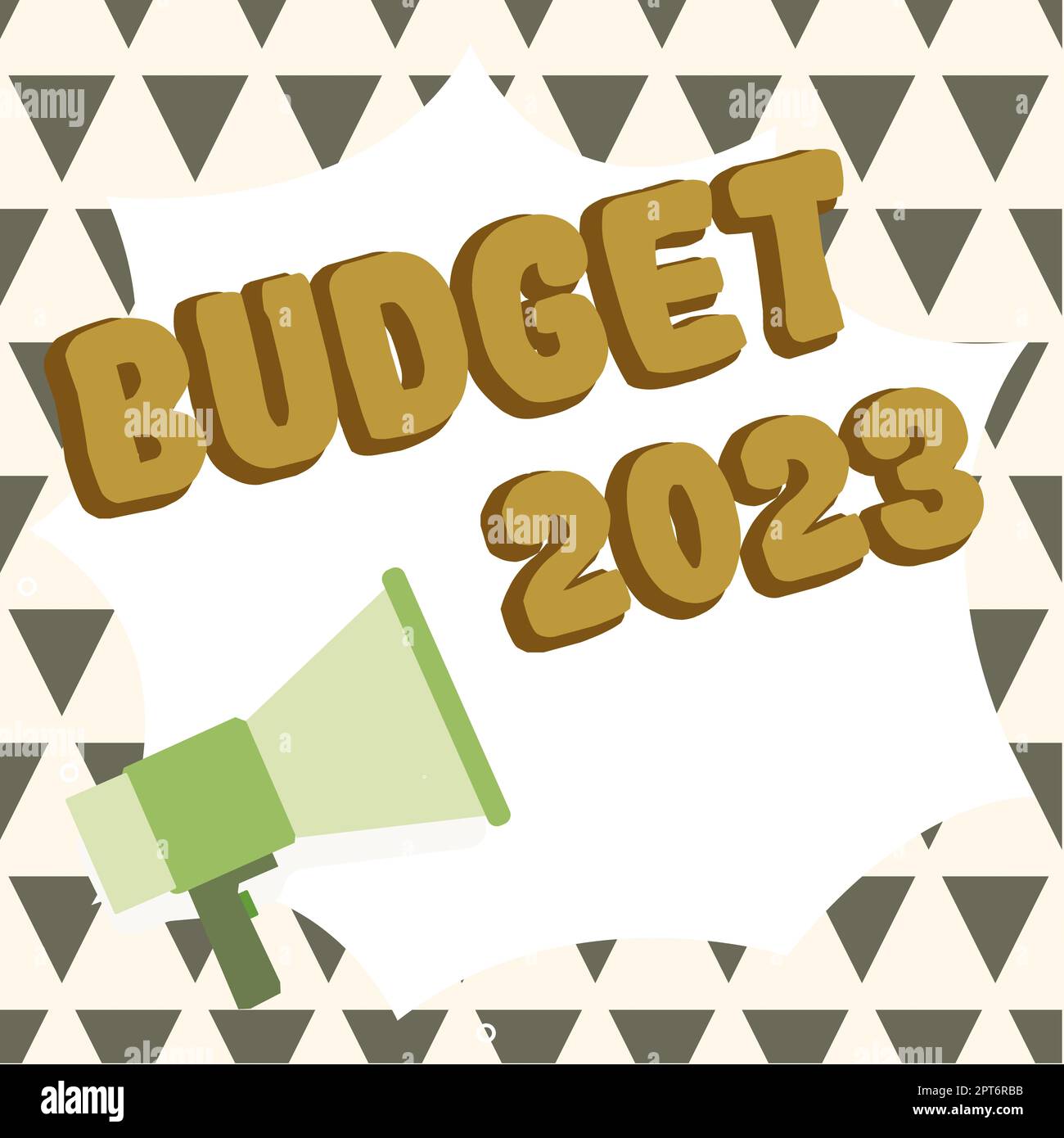 Text caption presenting Budget 2023, Business approach estimate of ...