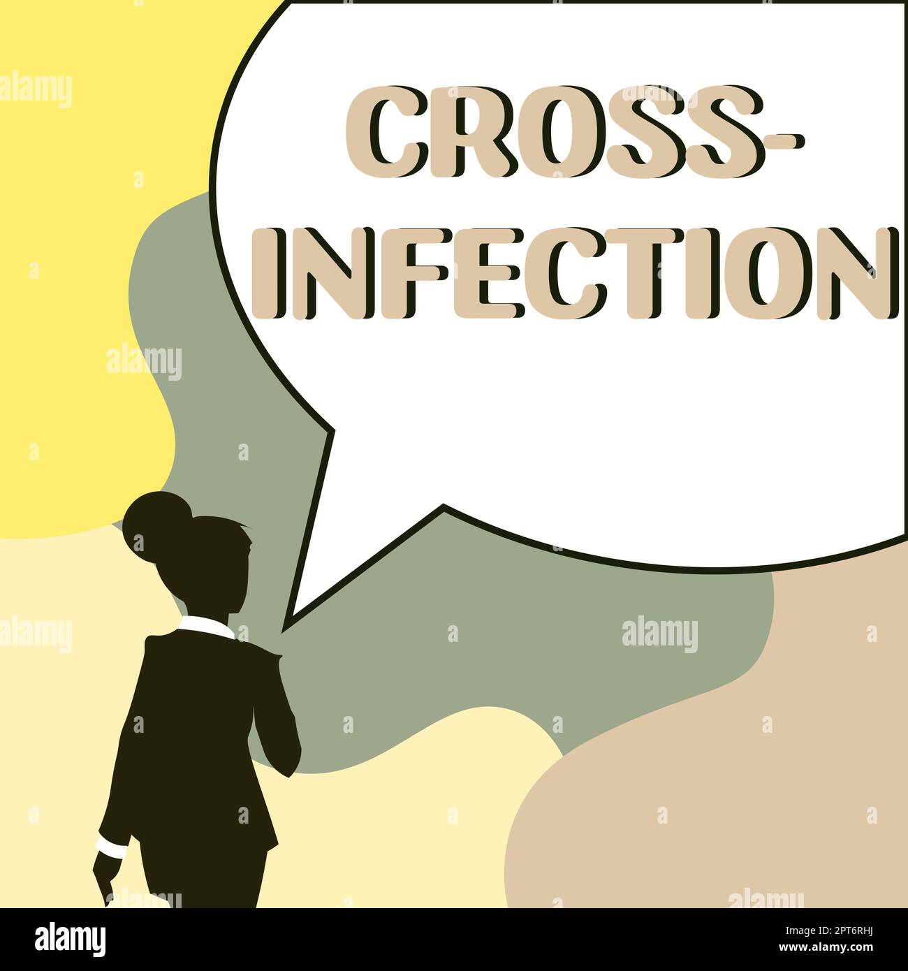 Sign displaying Cross Infection, Business overview disease-causing ...