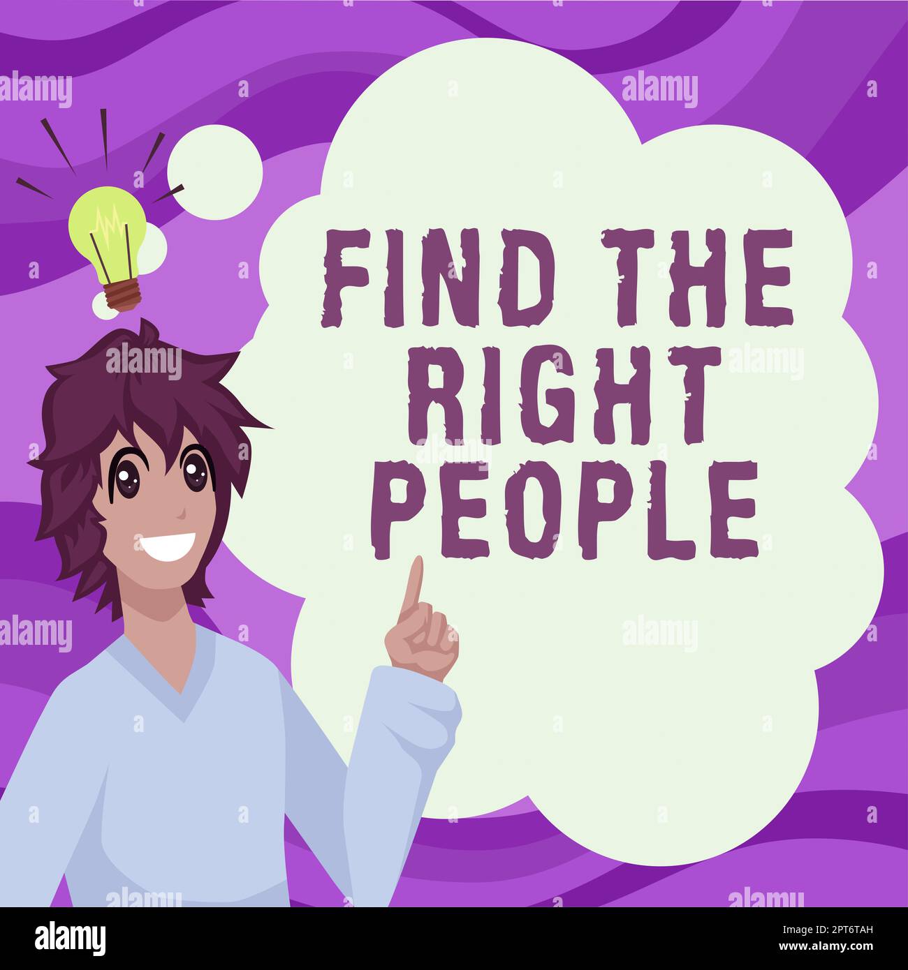 Text sign showing Find The Right People, Business approach look for a ...
