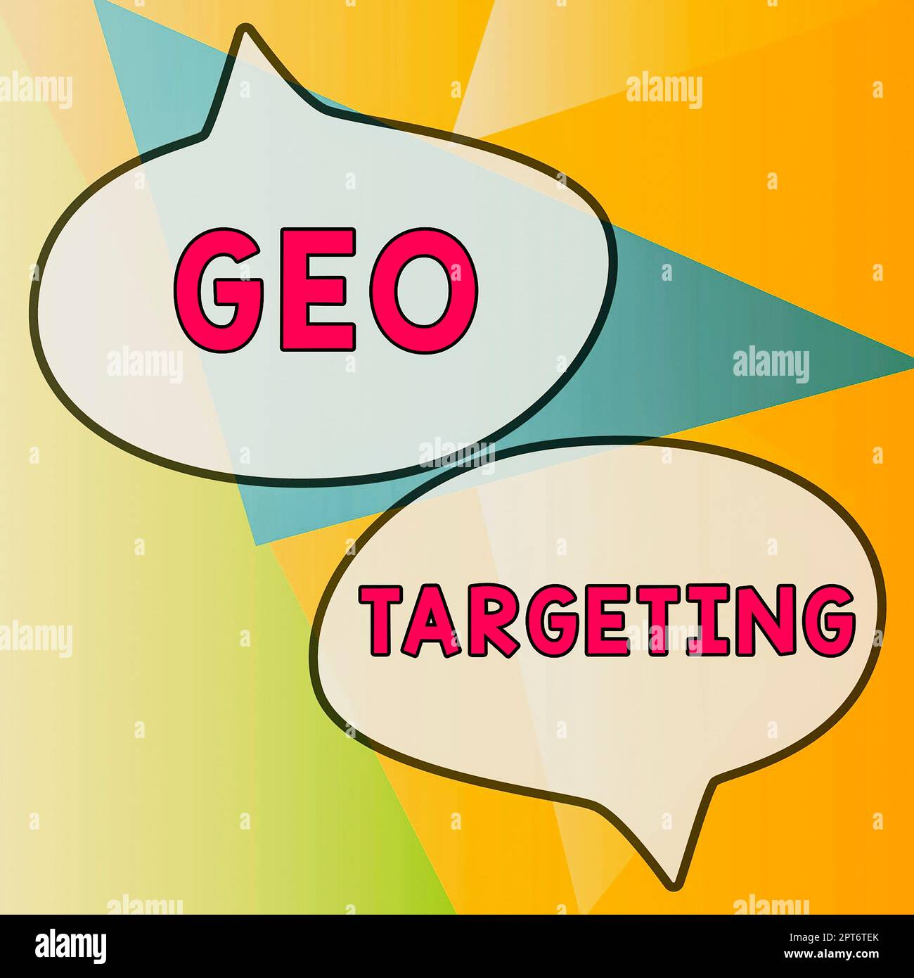 Text sign showing Geo Targeting, Business idea Digital Ads Views IP ...