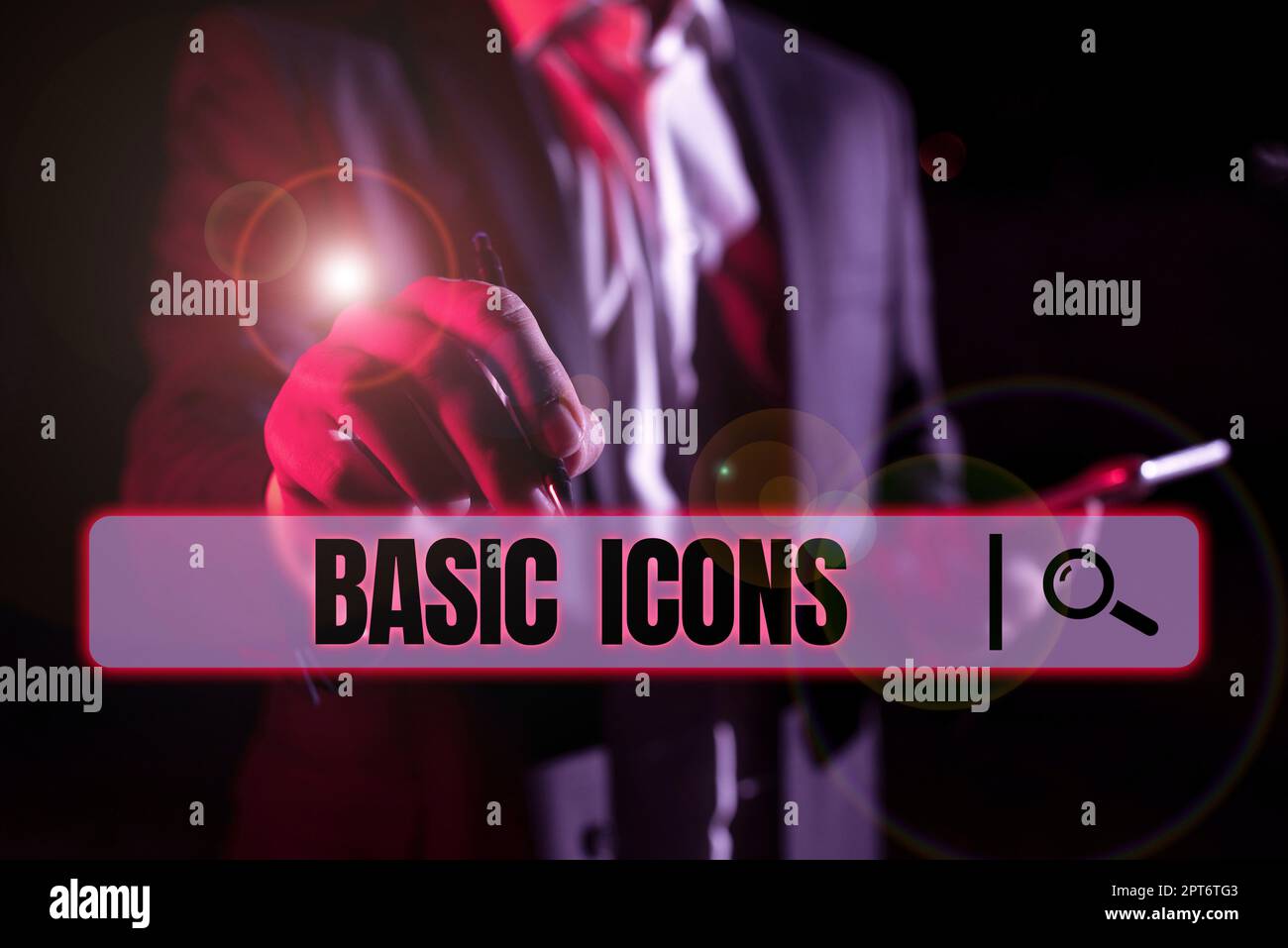 Writing displaying text Basic Icons, Business idea pictogram or ...