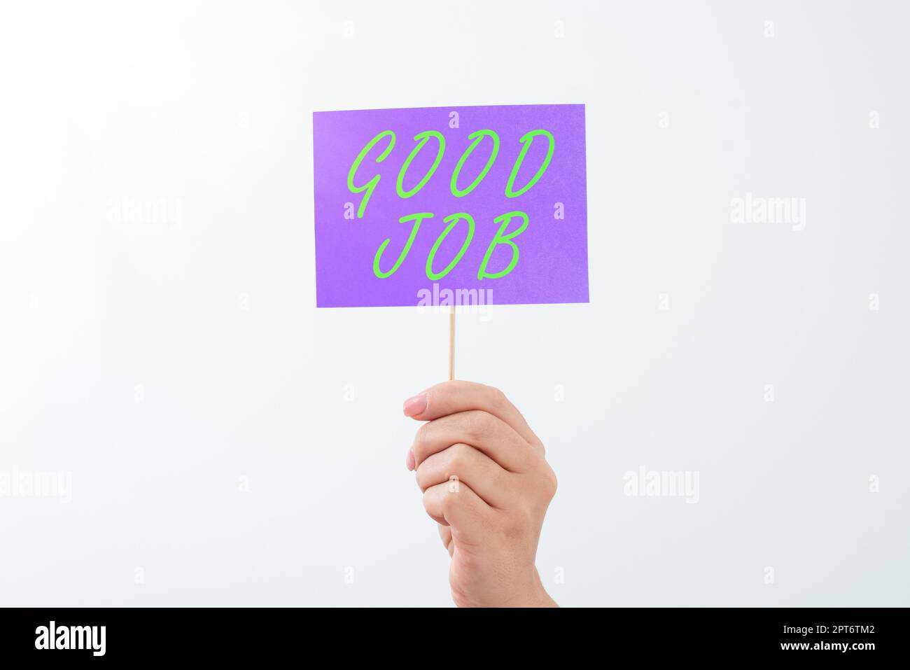 Text showing inspiration Good Job, Concept meaning encourage someone ...