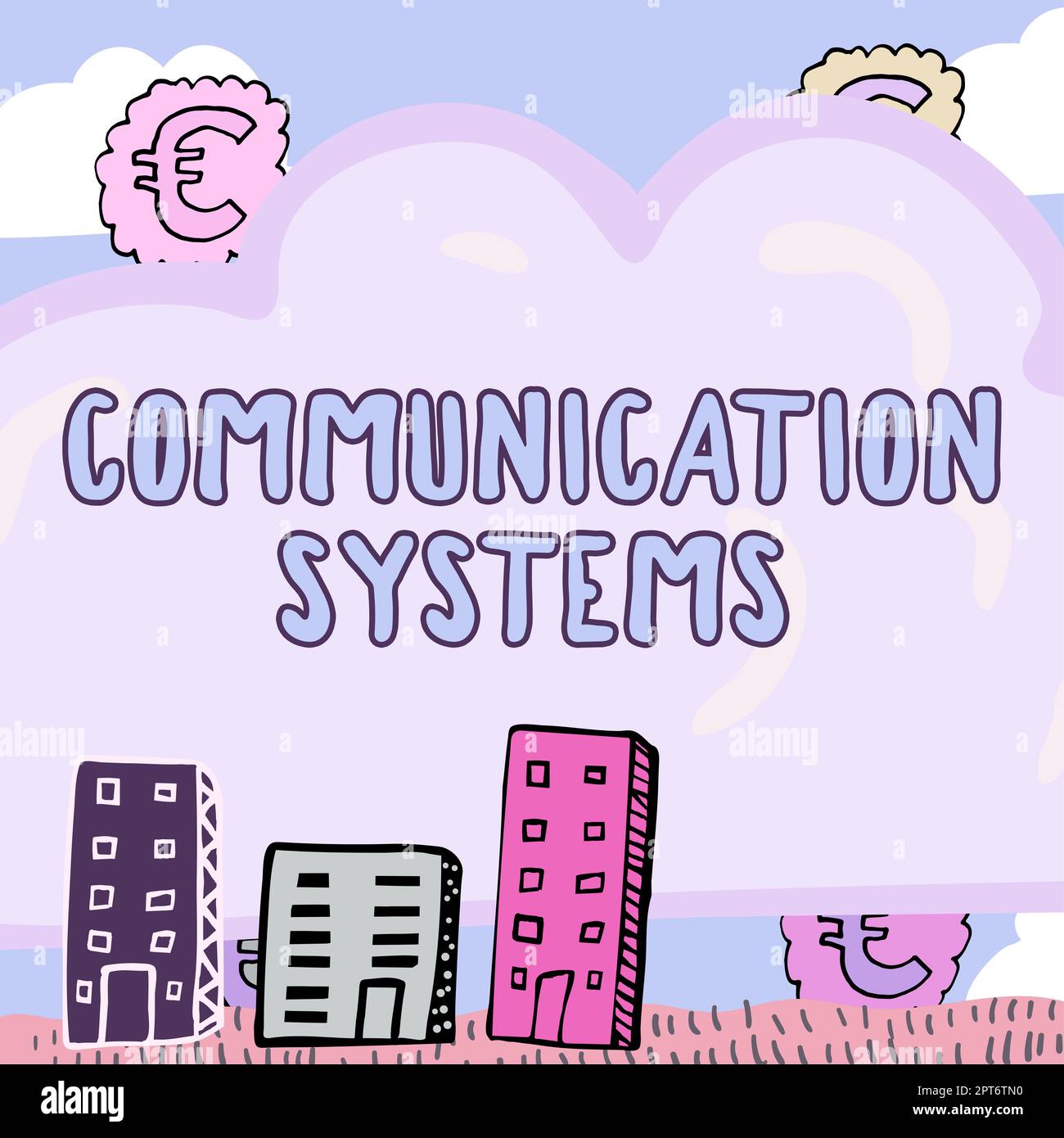 Sign Displaying Communication Systems Business Approach Flow Of Information Use Of Machine To