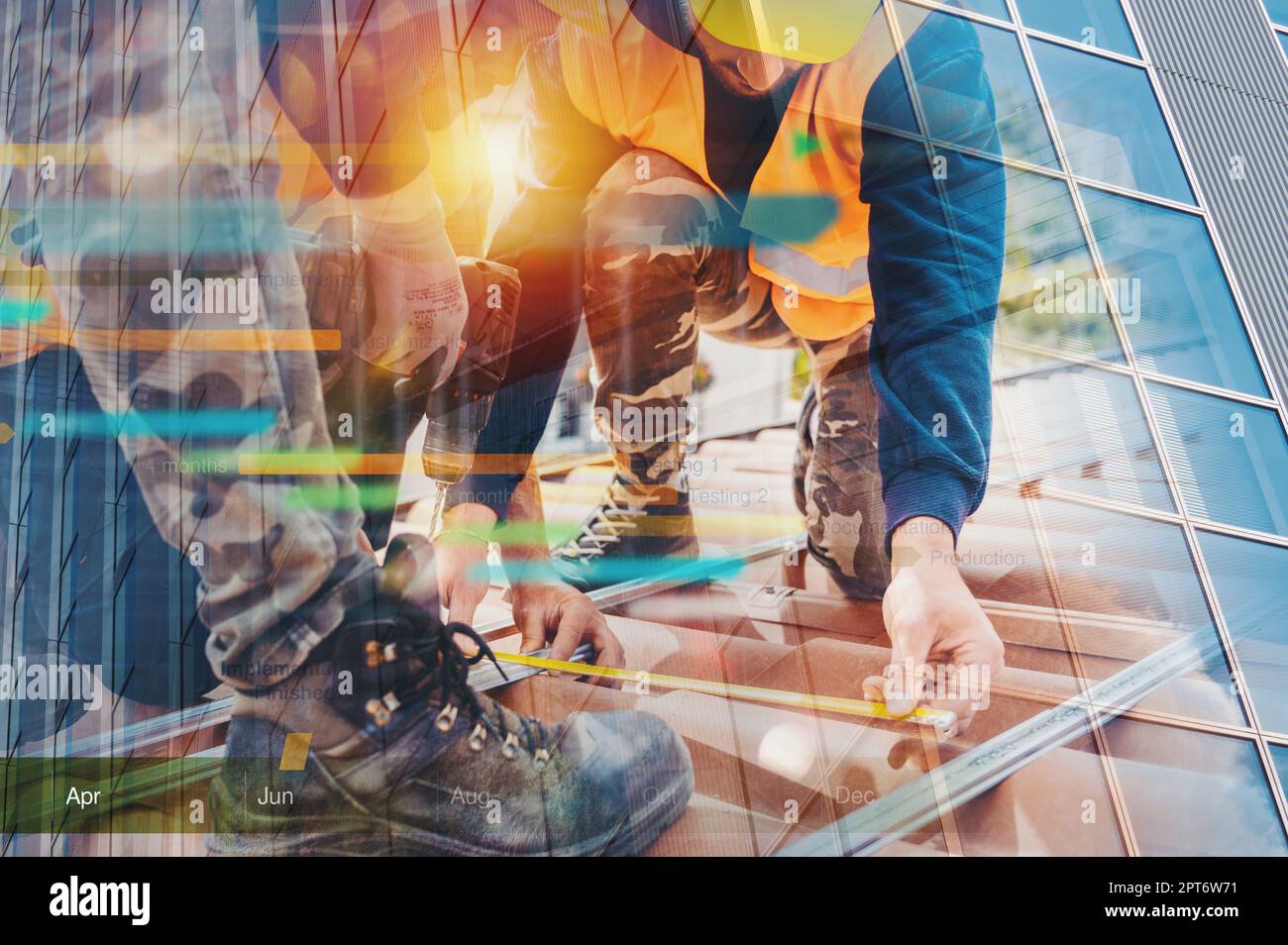 Together with the technical building hi-res stock photography and ...