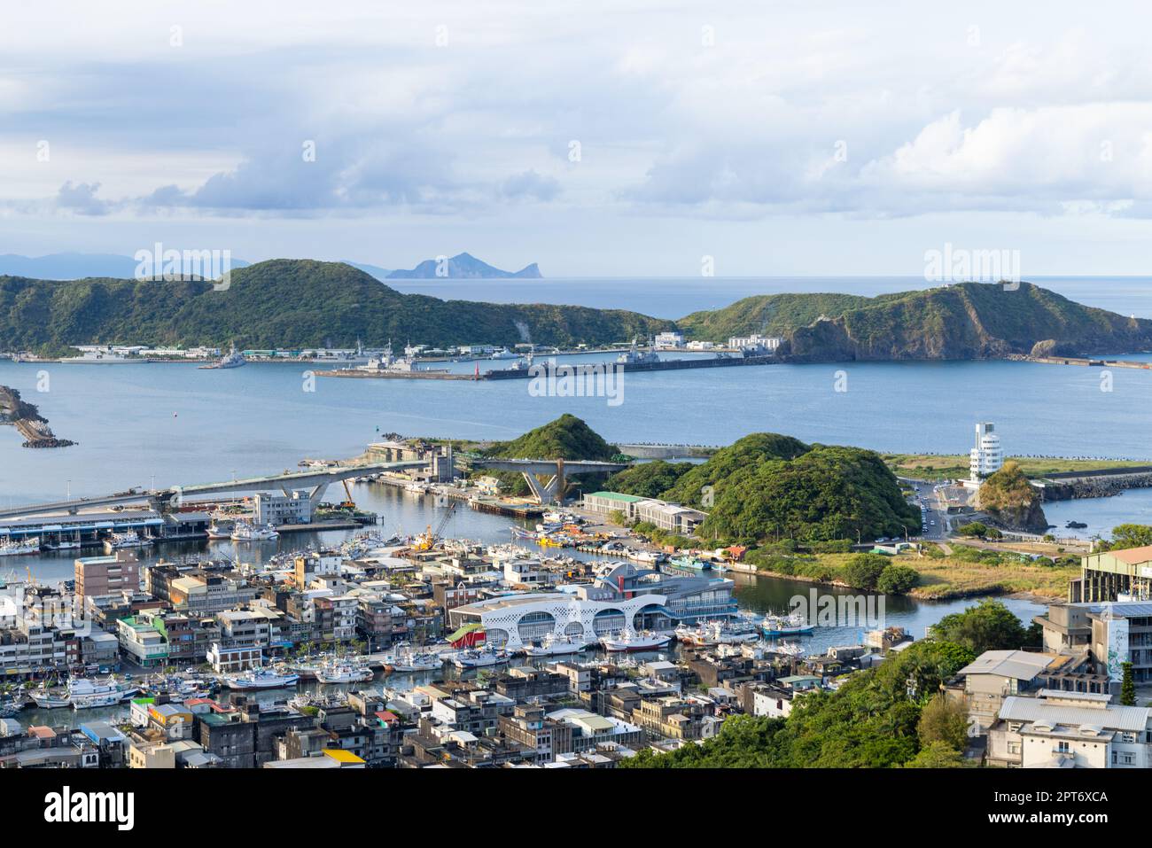 Yilan, Taiwan 12 August 2022: Nanfangao Lookout in Yilan of Taiwan ...