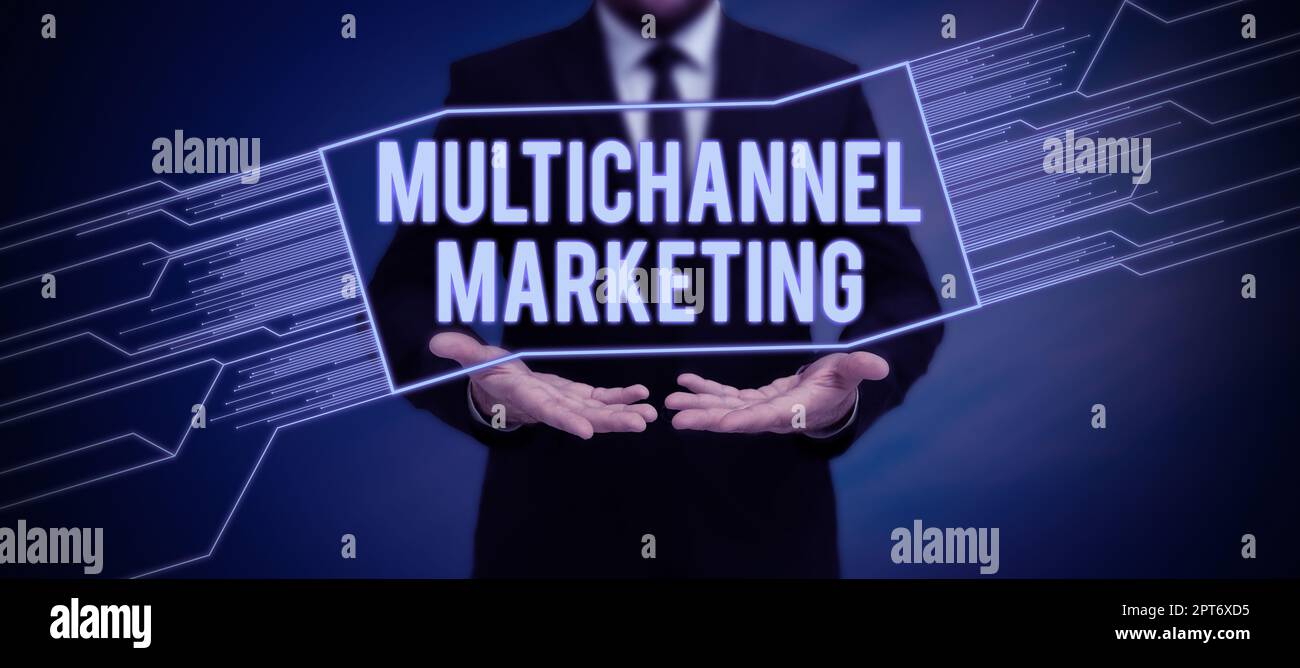 Inspiration showing sign Multichannel Marketing, Business overview for ...
