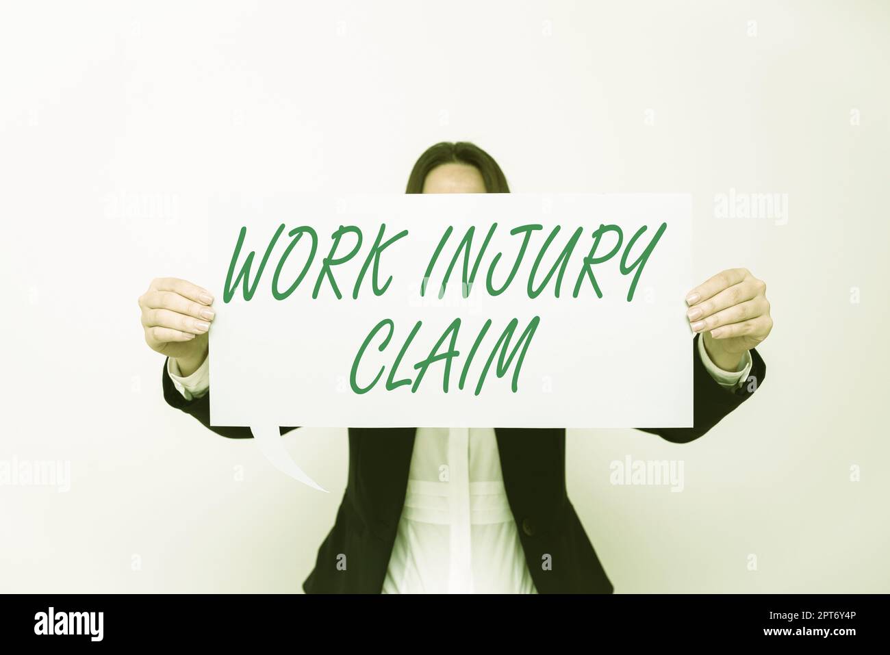 Conceptual display Work Injury ClaimMedical care reimbursement Employee ...