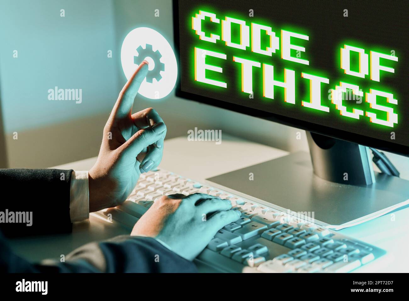 Text sign showing Code Of Ethics, Business idea Moral Rules Ethical ...