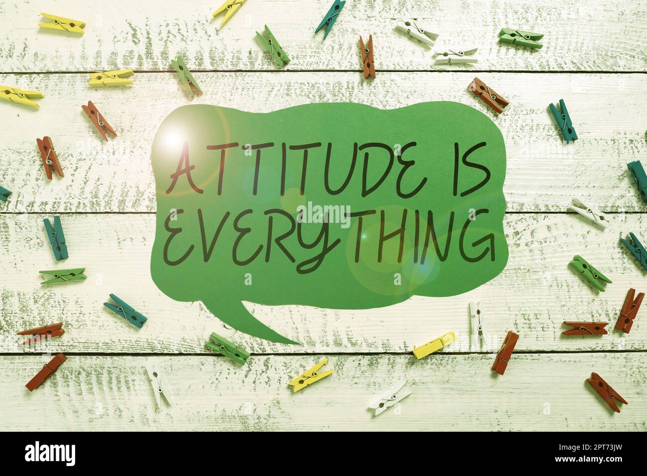 Conceptual display Attitude Is Everything, Internet Concept Positive ...