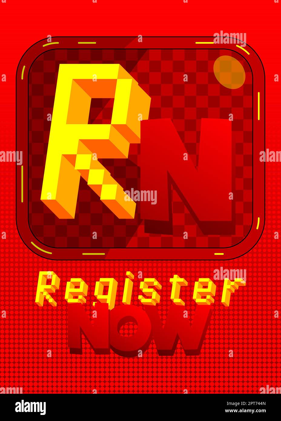 Register now cartoon Stock Vector Images - Alamy