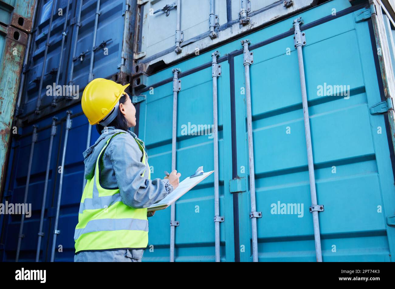 Container inspection checklist hi-res stock photography and images - Alamy