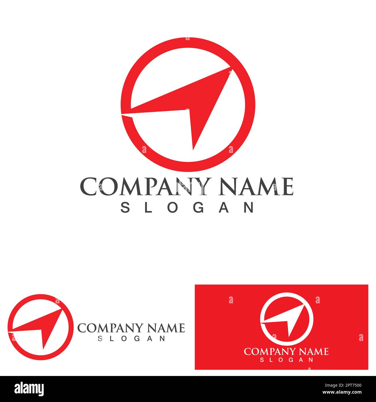 Creative Compass Concept Logo Design Template Stock Vector Image And Art
