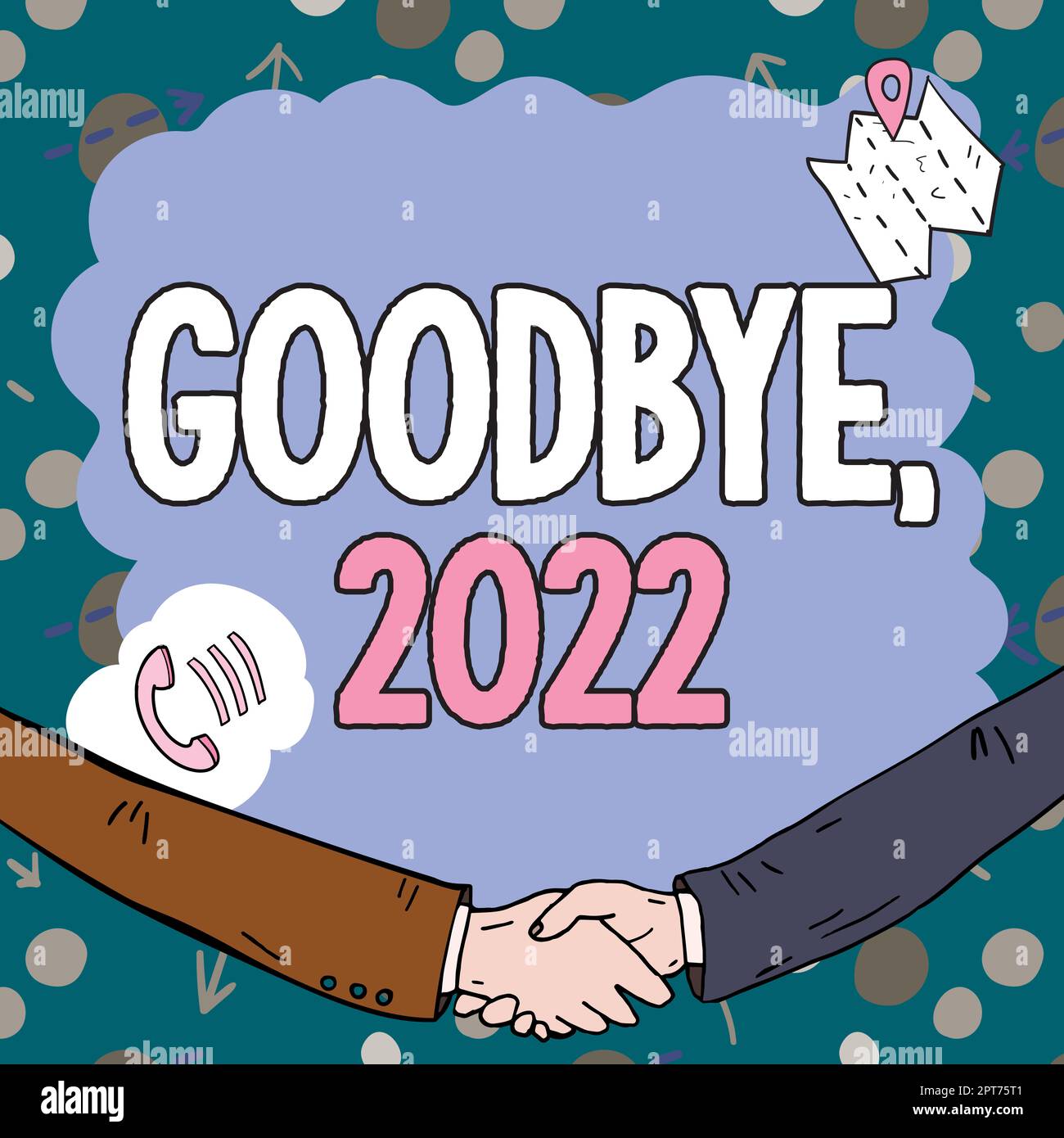 Hand writing sign Goodbye 2022, Word Written on New Year Eve Milestone ...