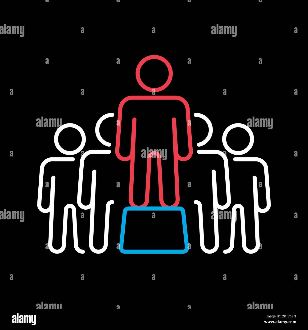 Person speaking in front Stock Vector Images - Alamy