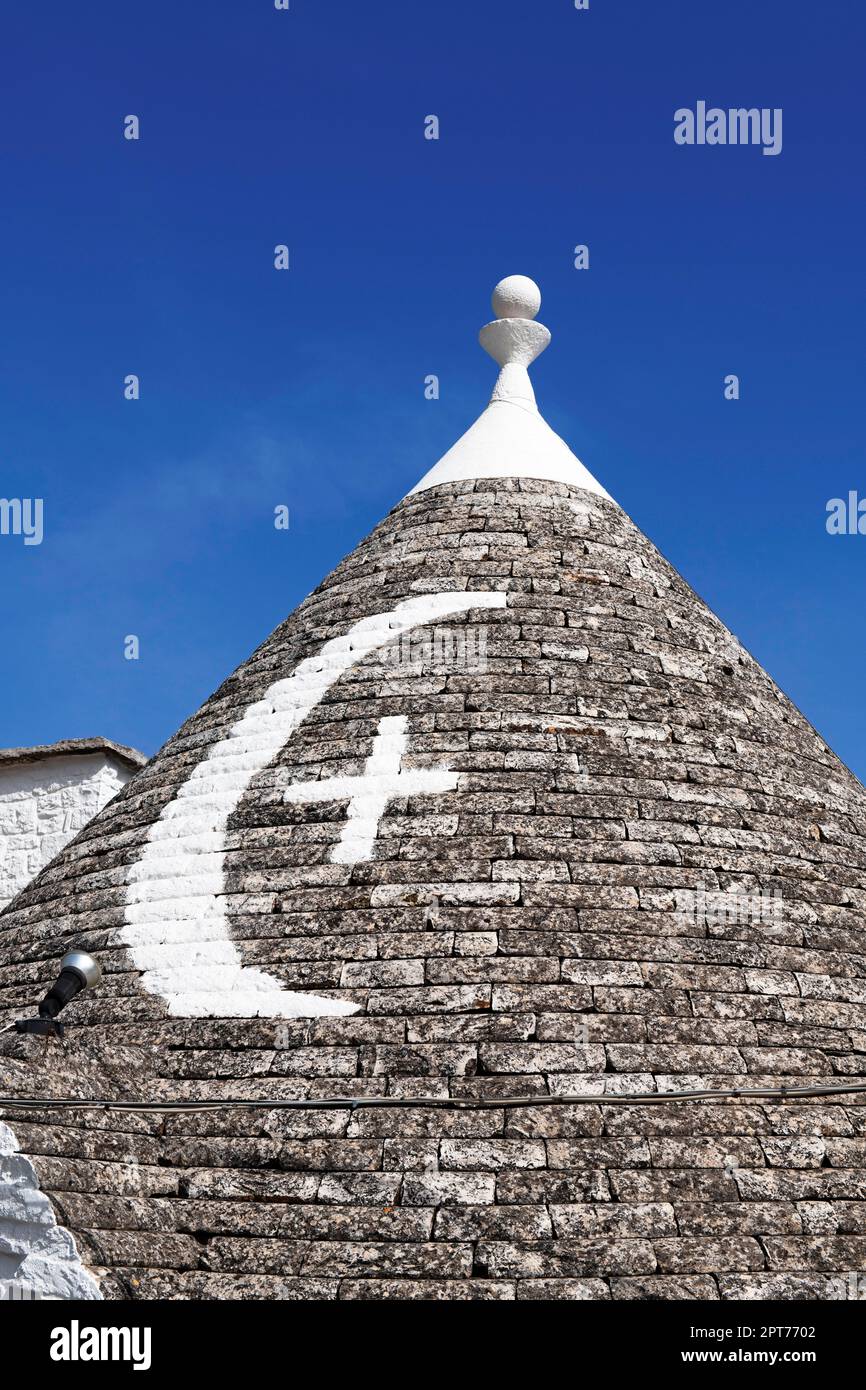 Trullo half moon symbol hi-res stock photography and images - Alamy