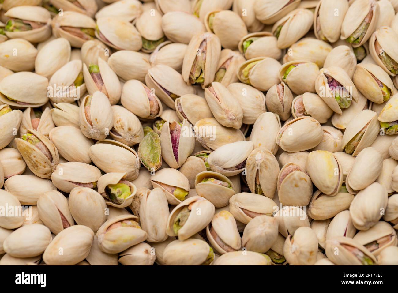 Stack of dried pistachio snack Stock Photo - Alamy