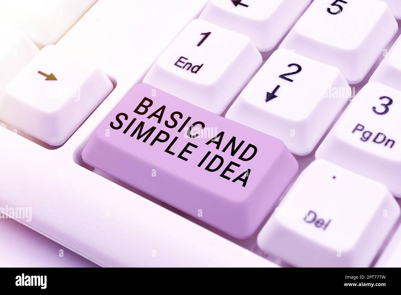 Text caption presenting Basic And Simple Idea, Concept meaning Plain ...