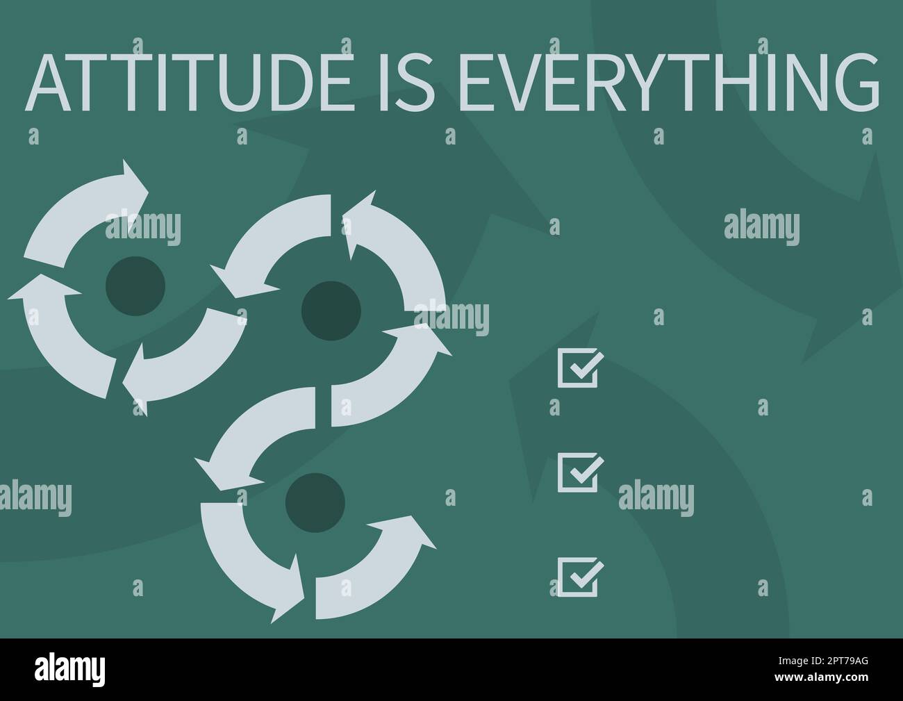 Conceptual display Attitude Is Everything, Internet Concept Positive ...