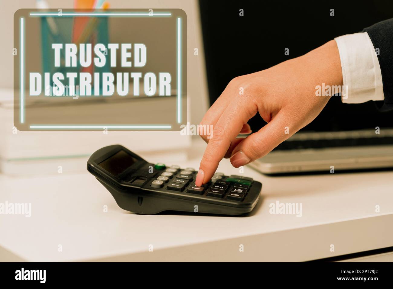 Conceptual caption Trusted Distributor, Business overview Authorized ...