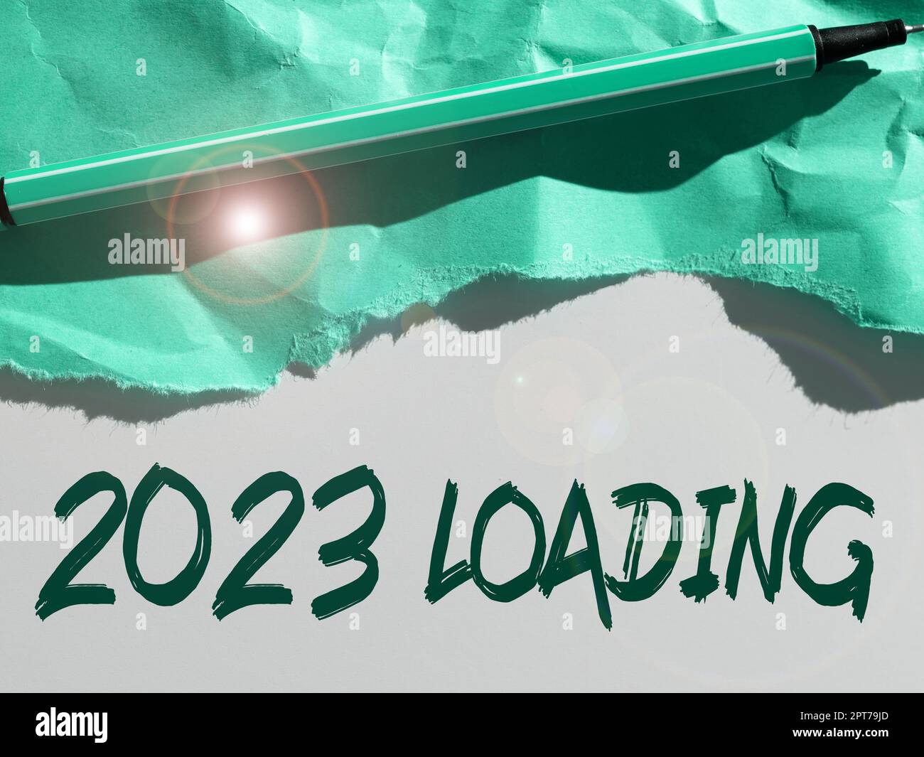 Text sign showing 2023 Loading, Conceptual photo Advertising the ...