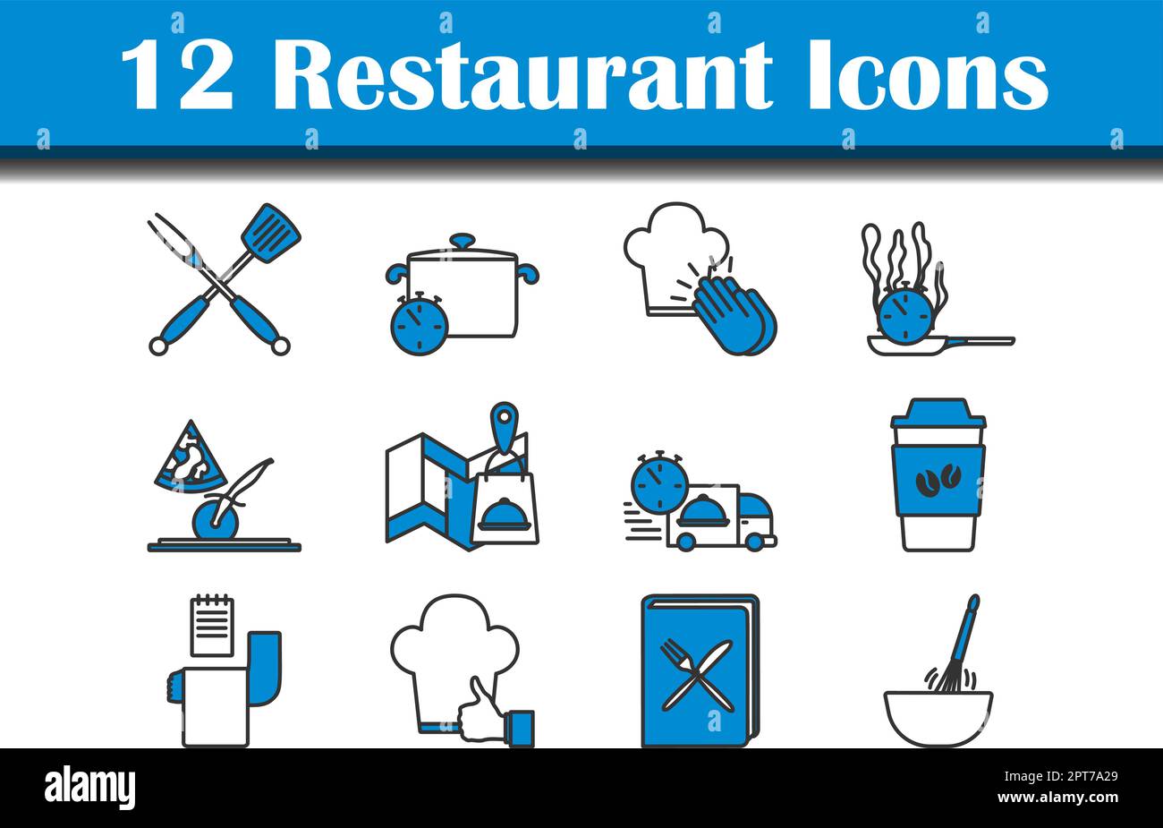 Restaurant Icon Set Stock Vector Image & Art - Alamy