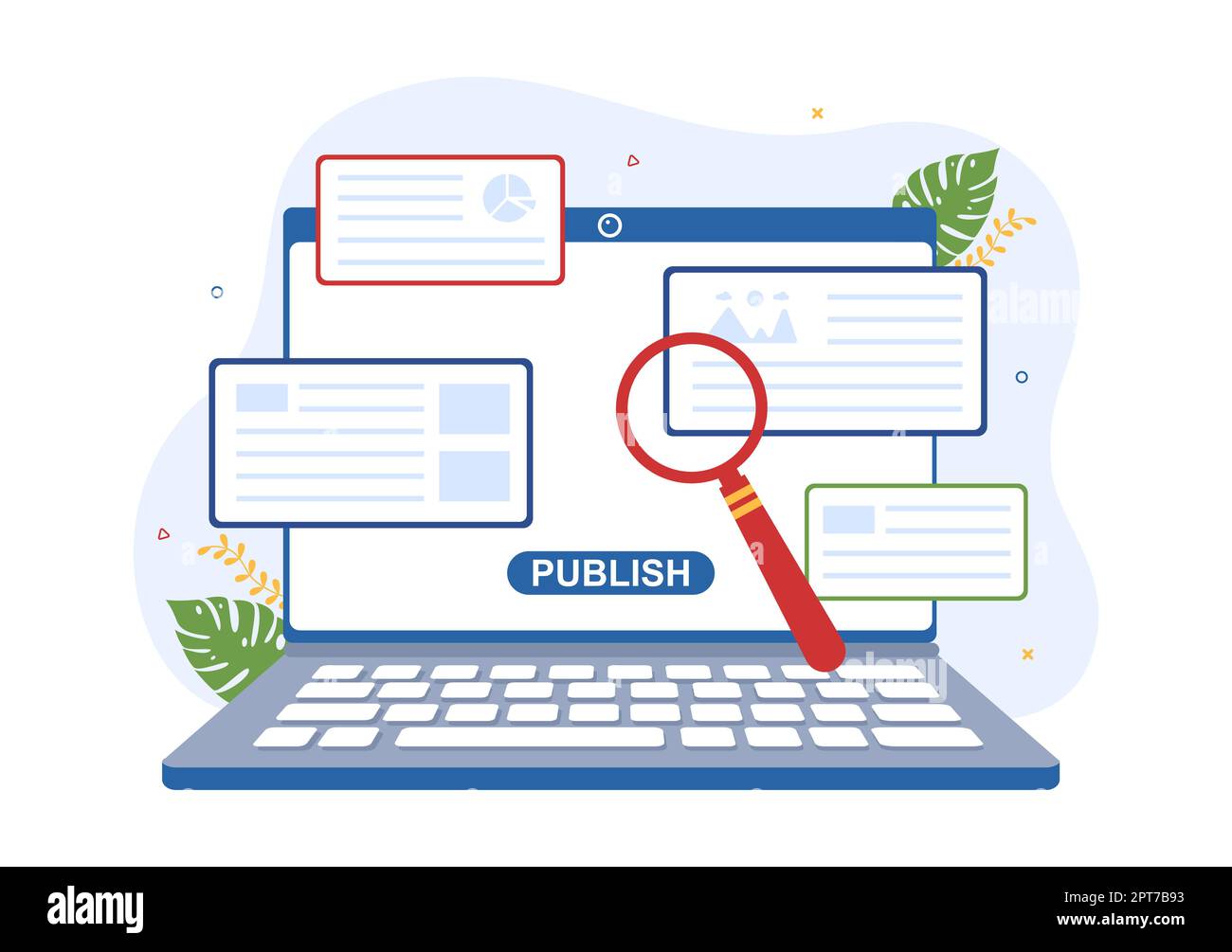 Digital Publishing Content Blog Marketing Writing for Social Media or ...