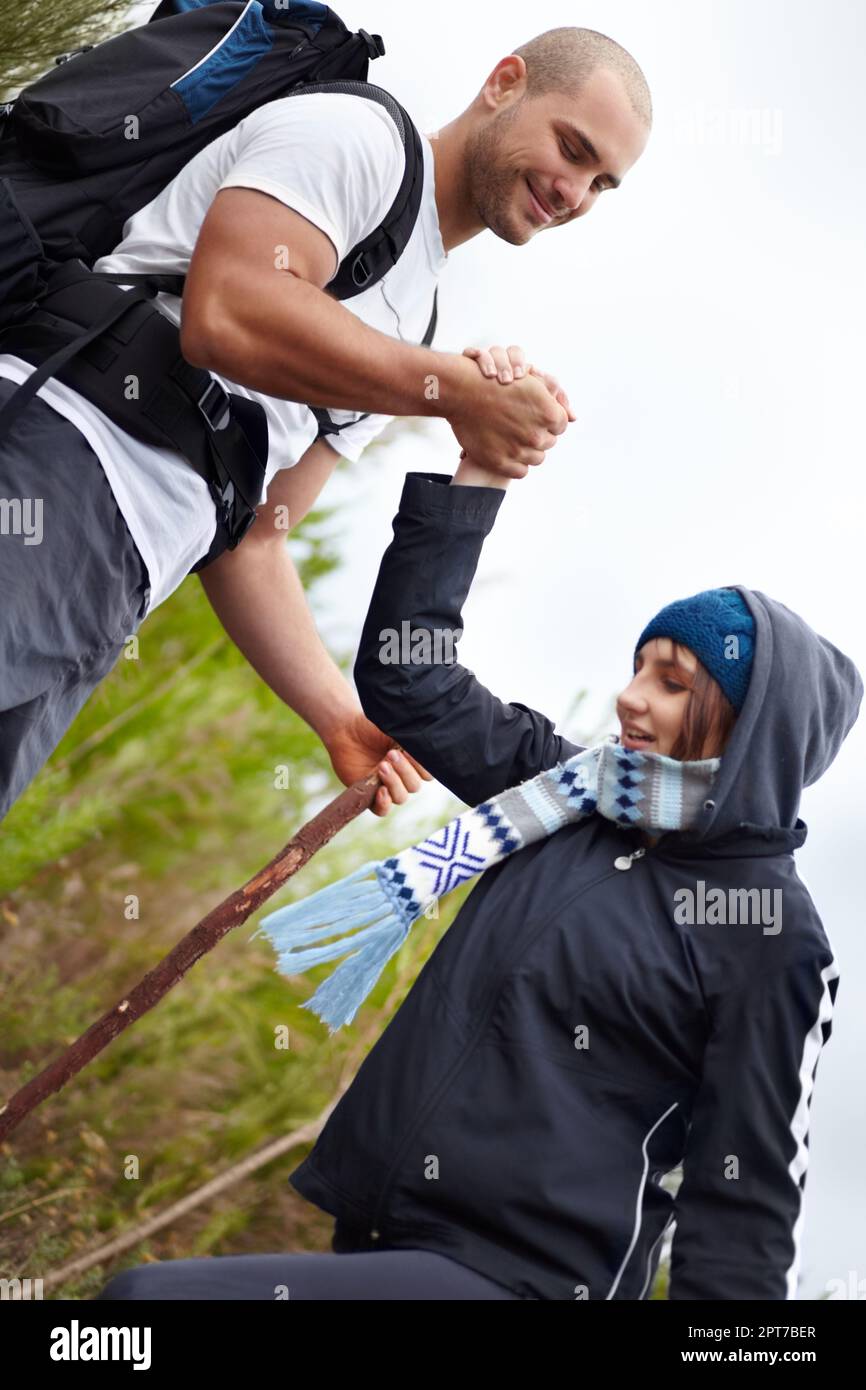 Giving nature a helping hand hi-res stock photography and images - Alamy