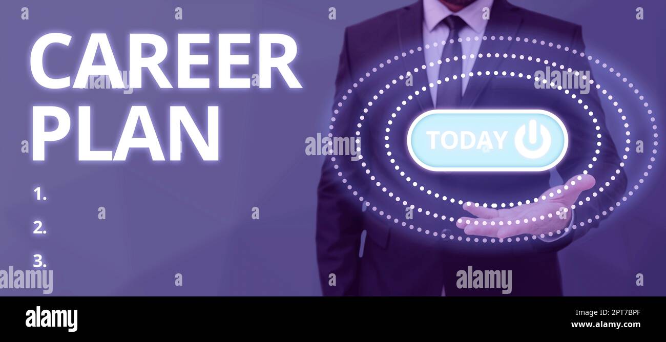 Conceptual display Career Plan, Conceptual photo ongoing process where ... Conceptual display Career Plan, Conceptual photo ongoing process where ...