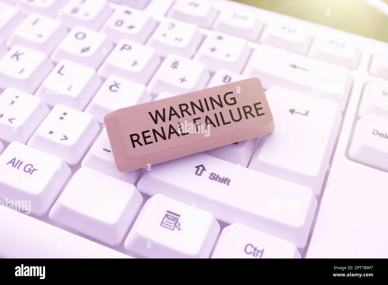 Inspiration showing sign Warning Renal Failure, Business idea stop ...