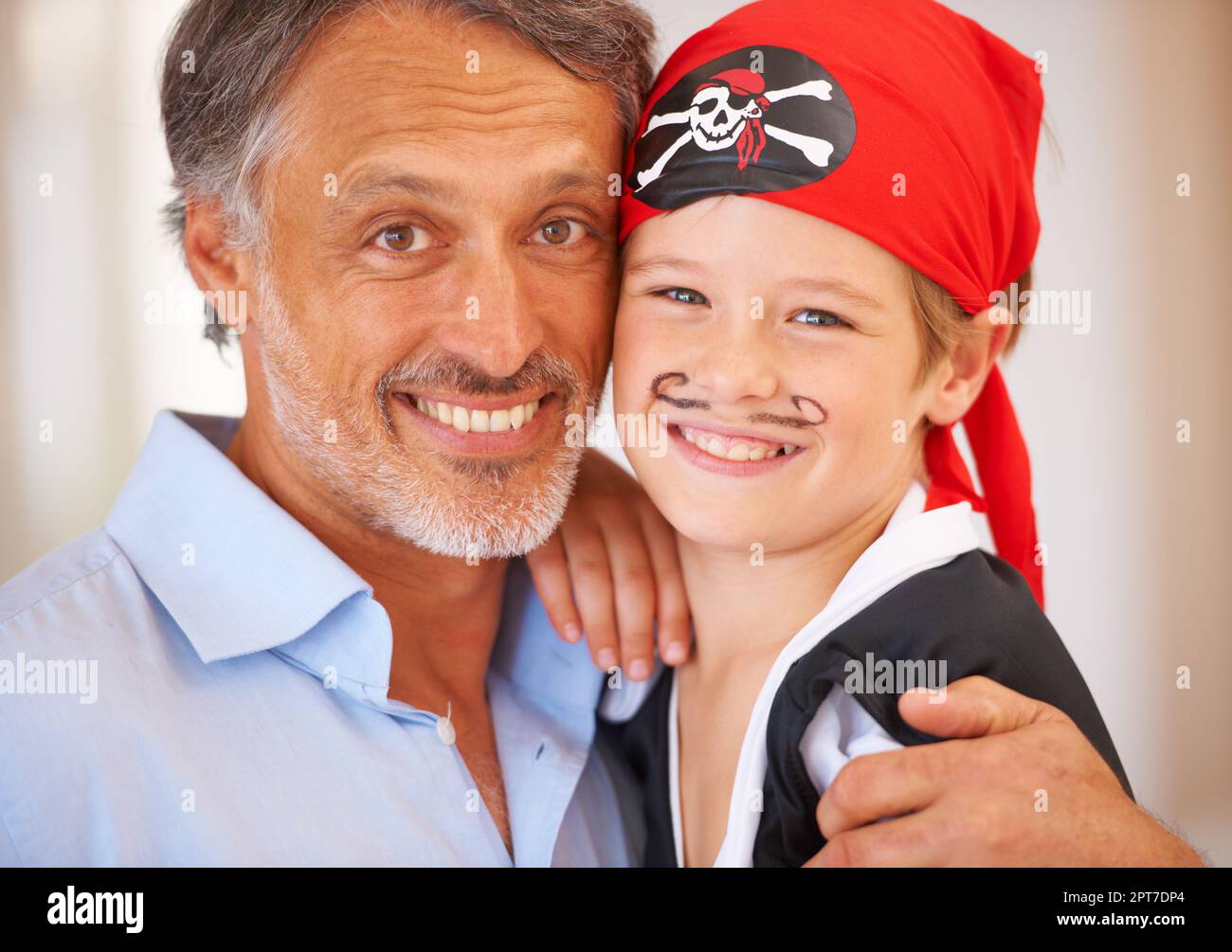 He encourages his son to be anything he wants to be. Portrait of a ...
