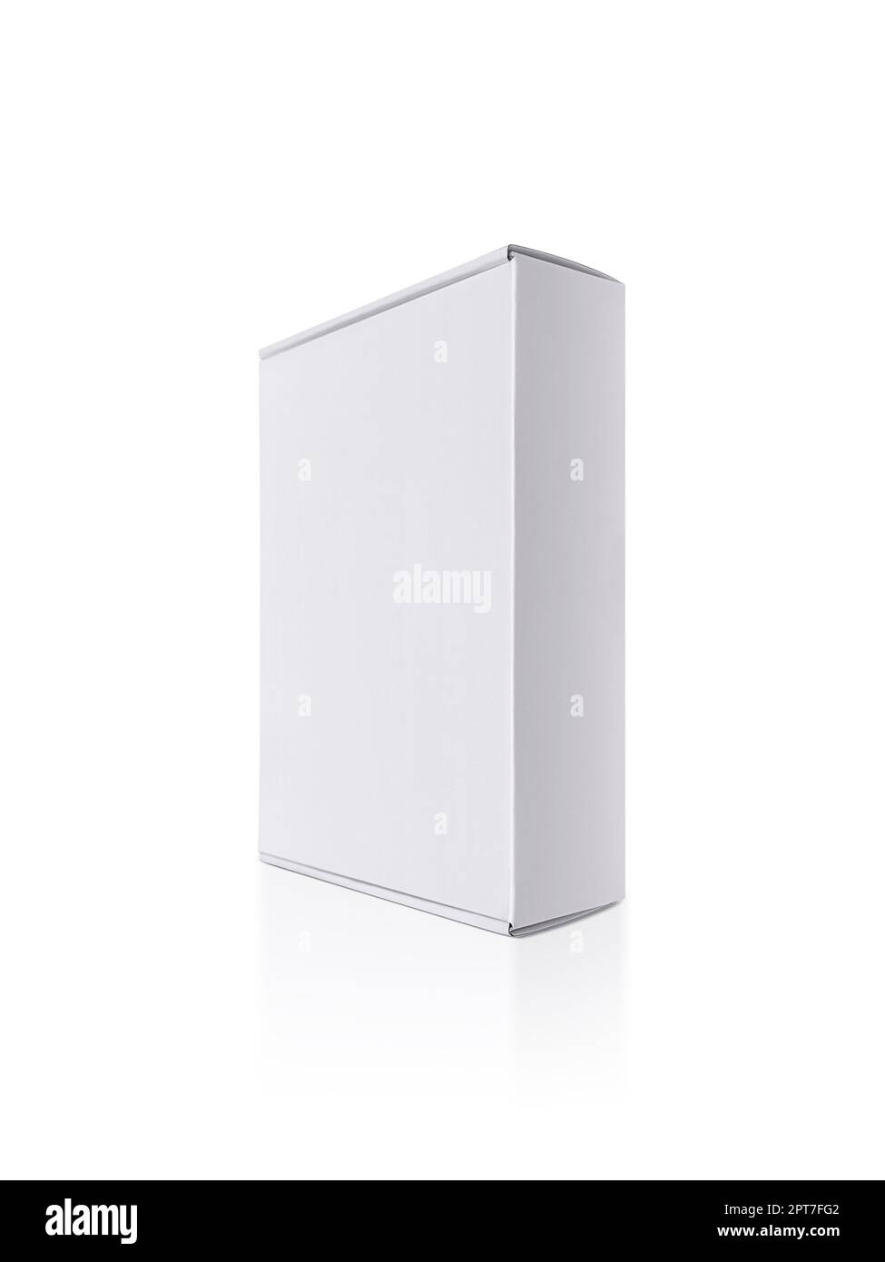 Blank package Box. Isolated on white background Stock Photo - Alamy