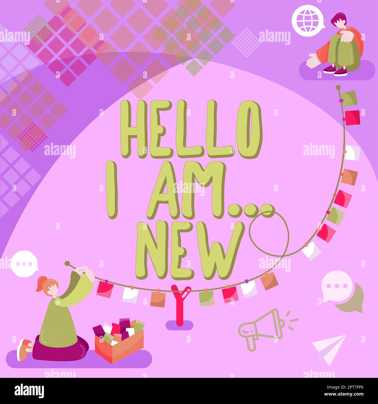 Text sign showing Your Lucky Number, Business idea Introduce yourself ...