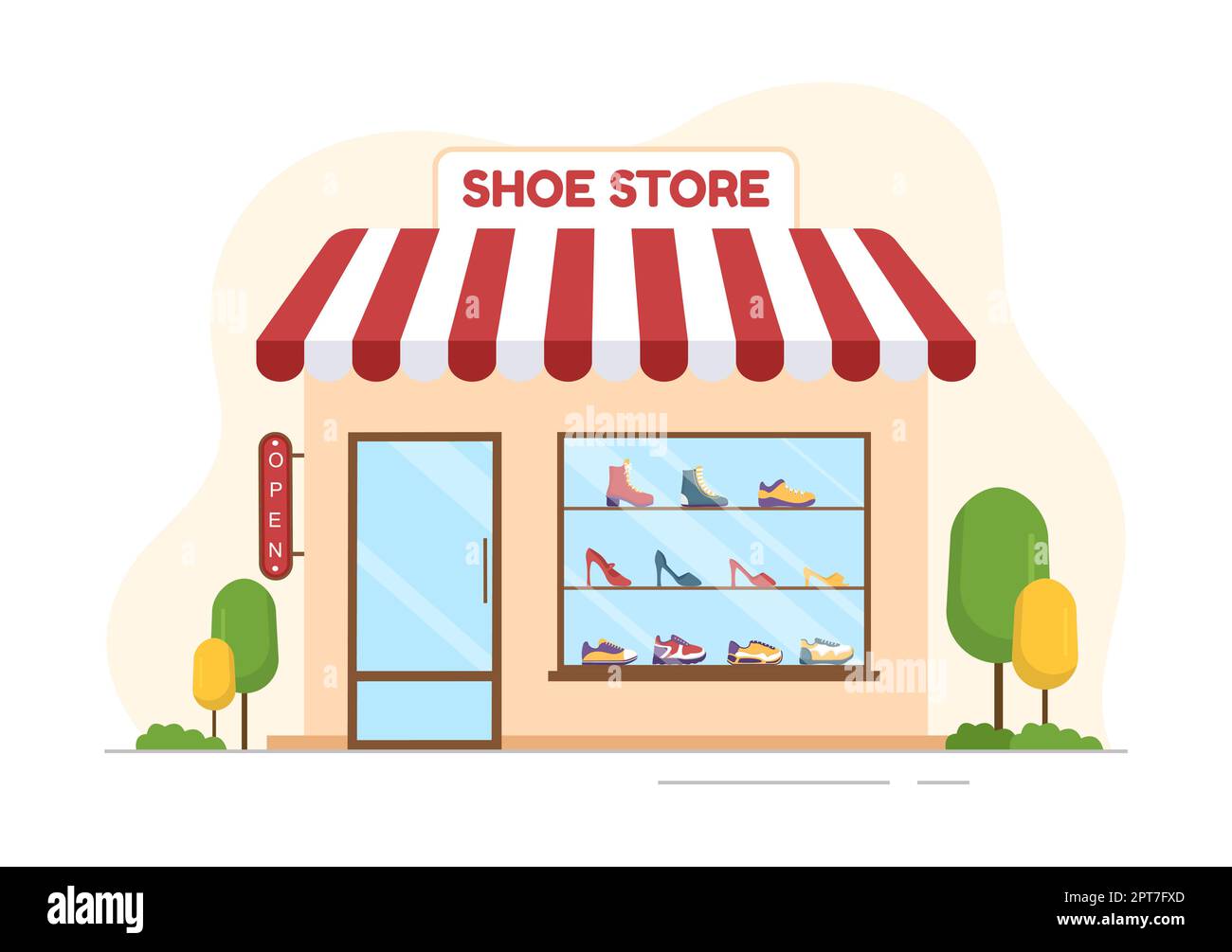 Shoe Store with New Collection Men or Women Various Models or Colors of ...