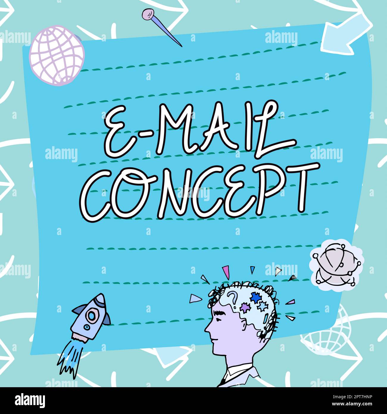 Text caption presenting E Mail Concept, Internet Concept sequence of ...