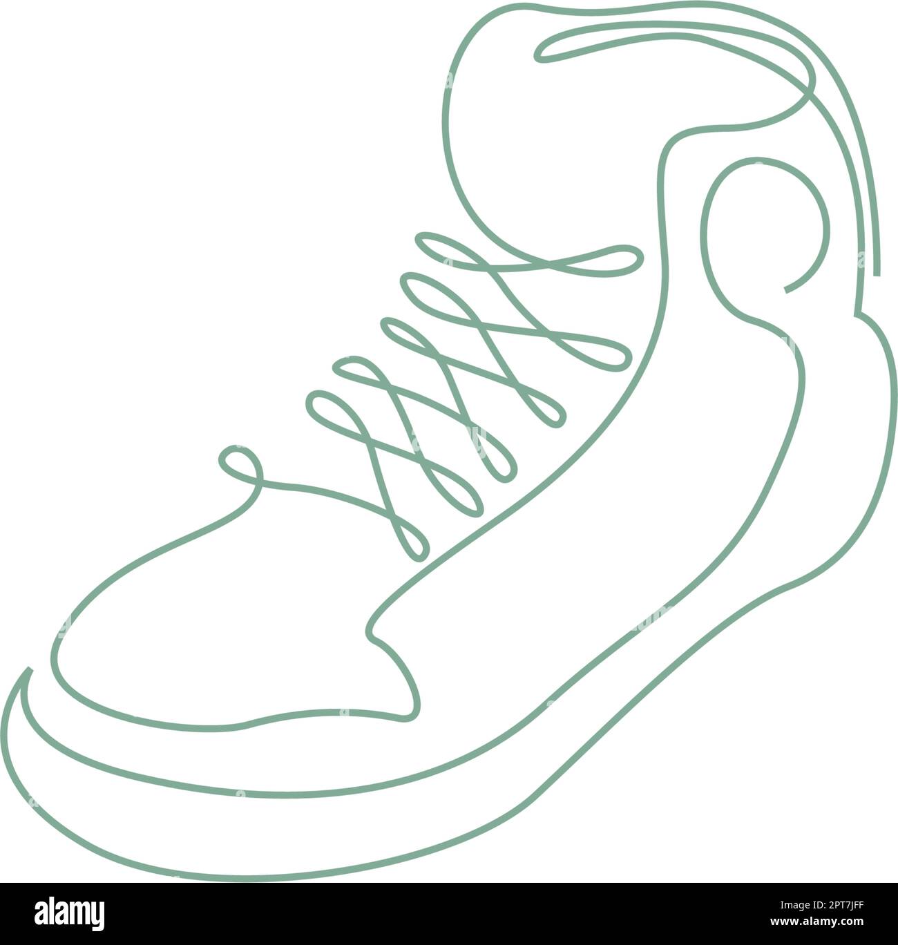Shoes line art design Stock Vector Image & Art - Alamy