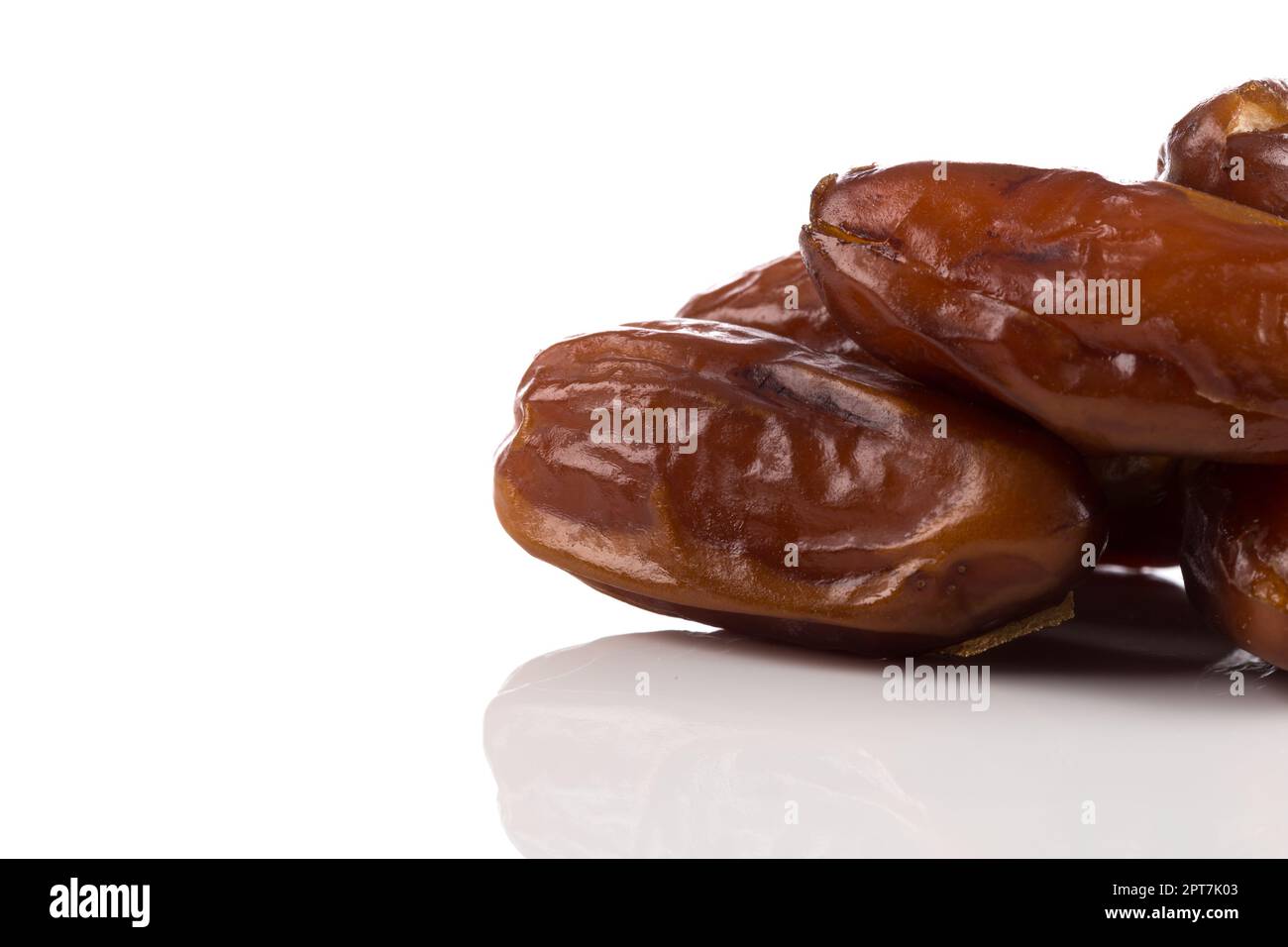 Date fruit sweet close up isolated on a white background Stock Photo ...