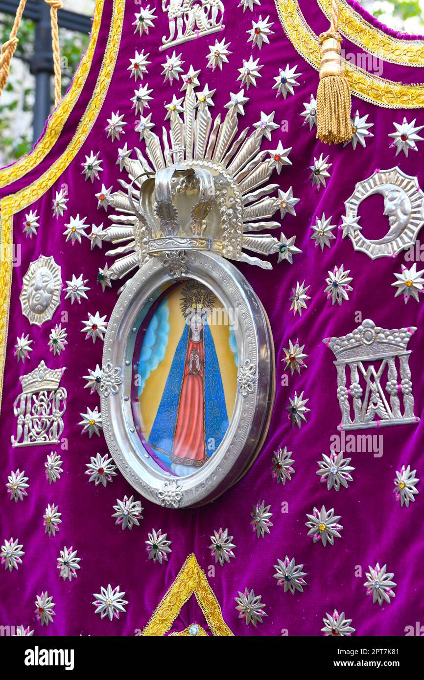 Good Friday Silent procession in Oaxaca Mexico during the Semana Santa ...