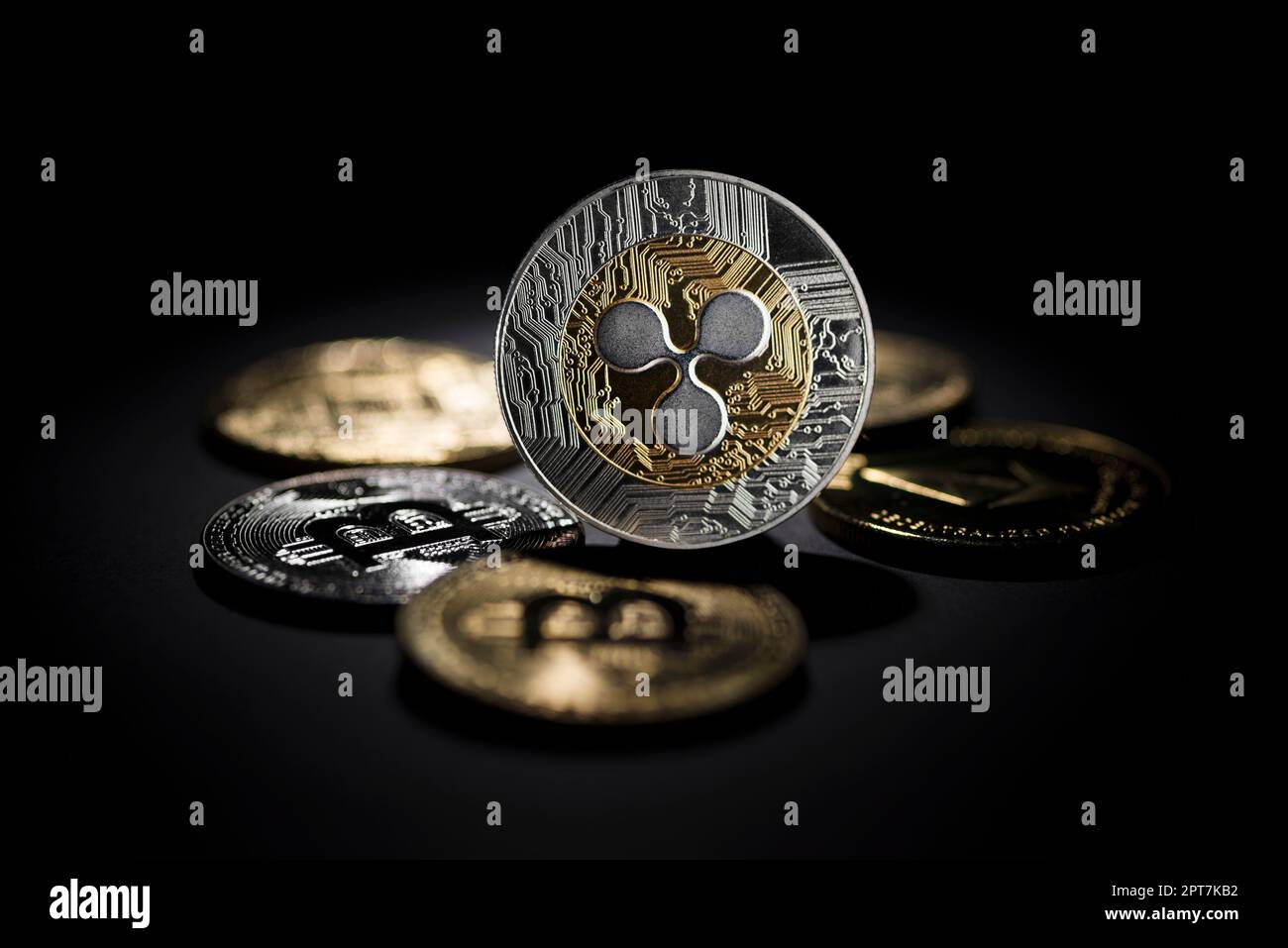Bitcoin and altcoin cryptocurrency investing concept. Cryptocurrency ...