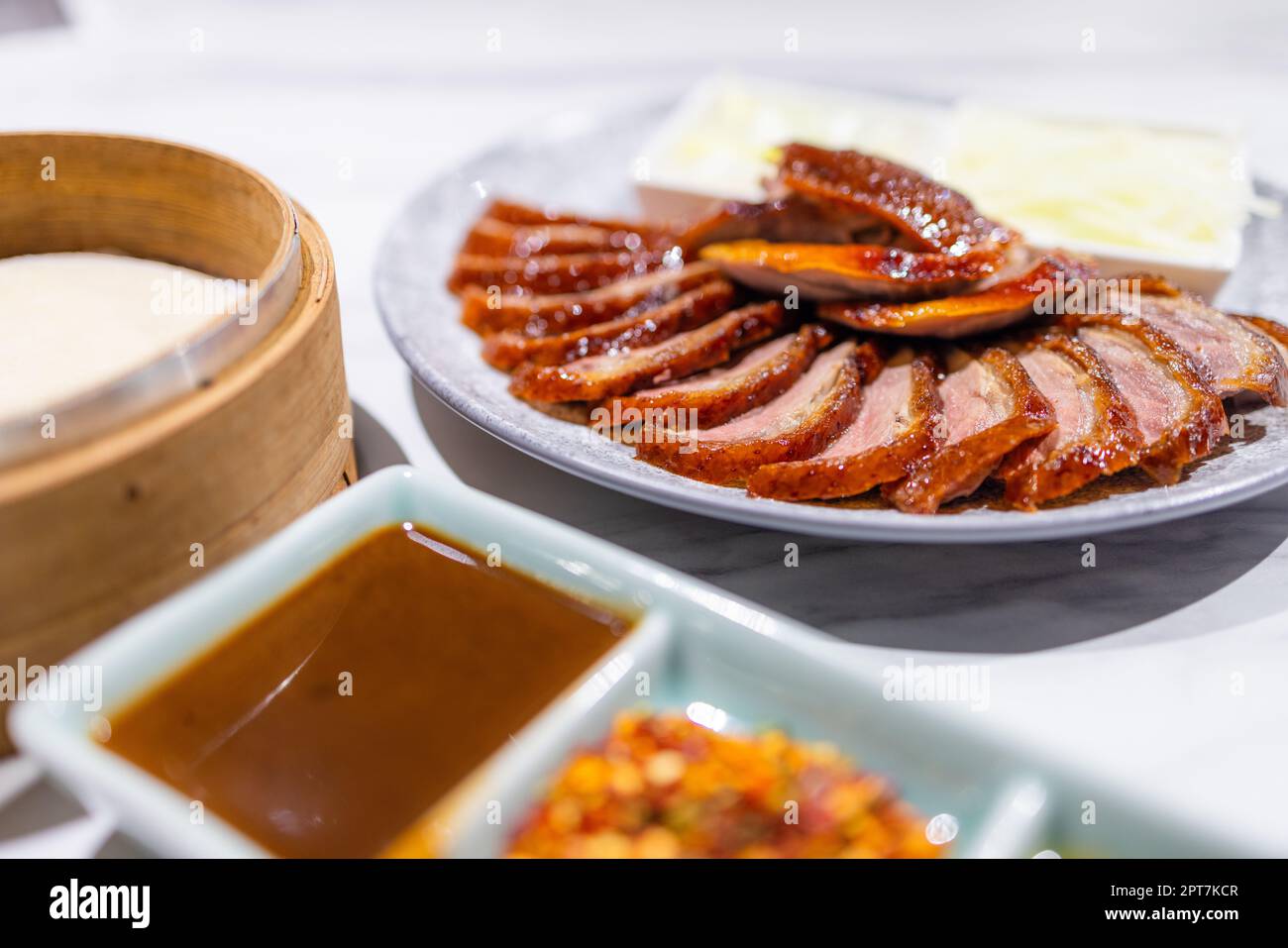Chinese famous dishes peking duck Stock Photo - Alamy