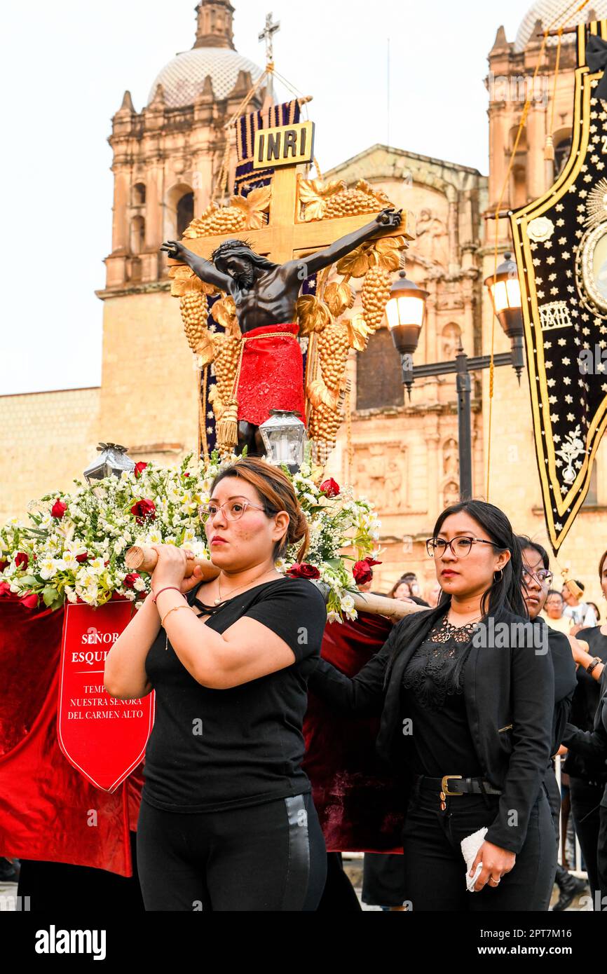 Easter mexico religious parade hi-res stock photography and images - Alamy