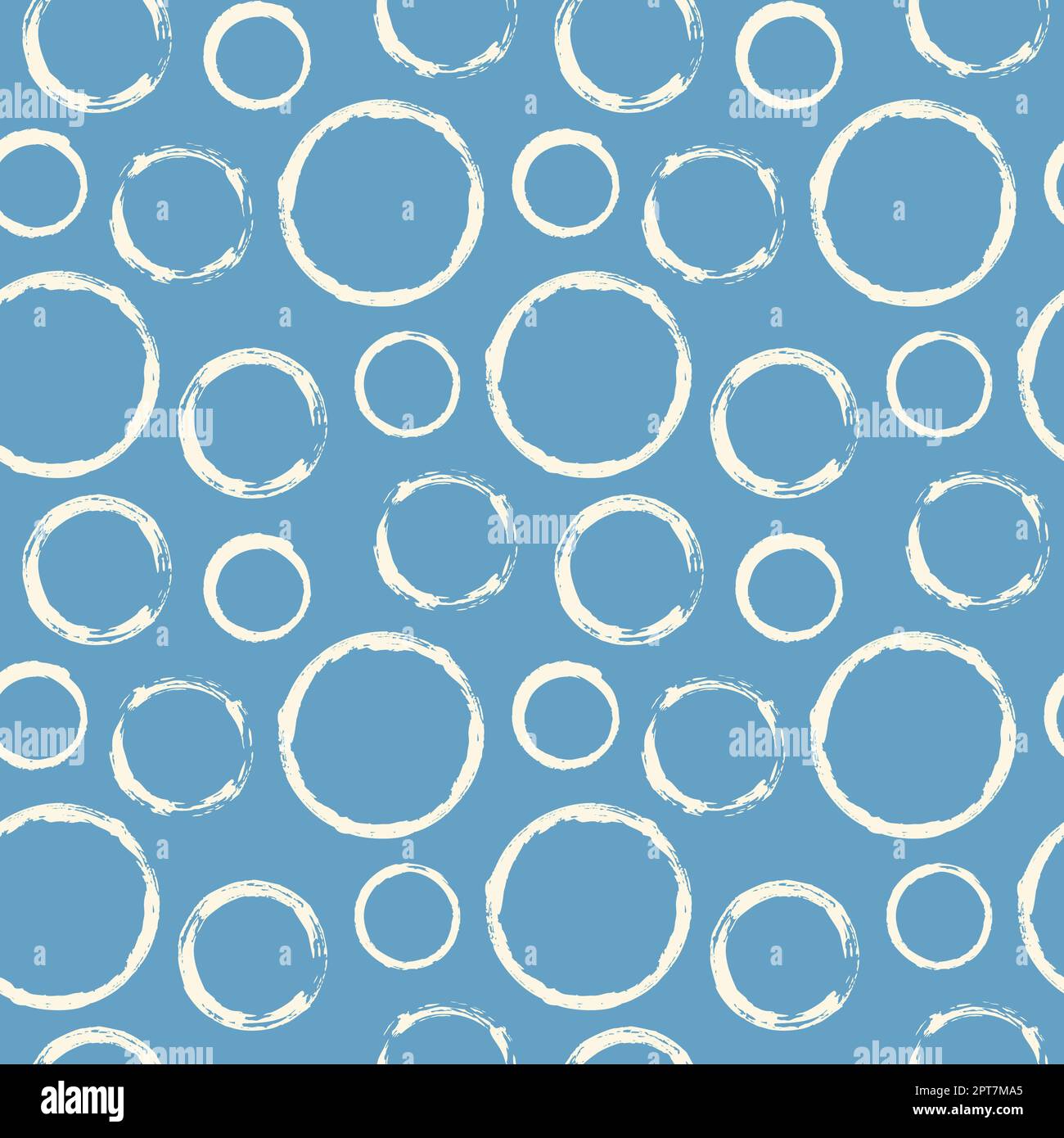 Seamless pattern with hand painted ink circles. Graphic design element ...