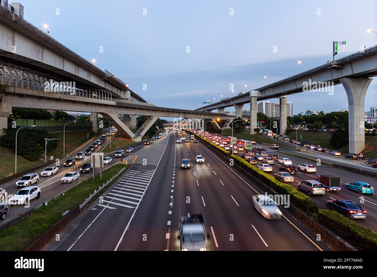 New Taipei, Taiwan 04 October 2022: National Highway number one in ...