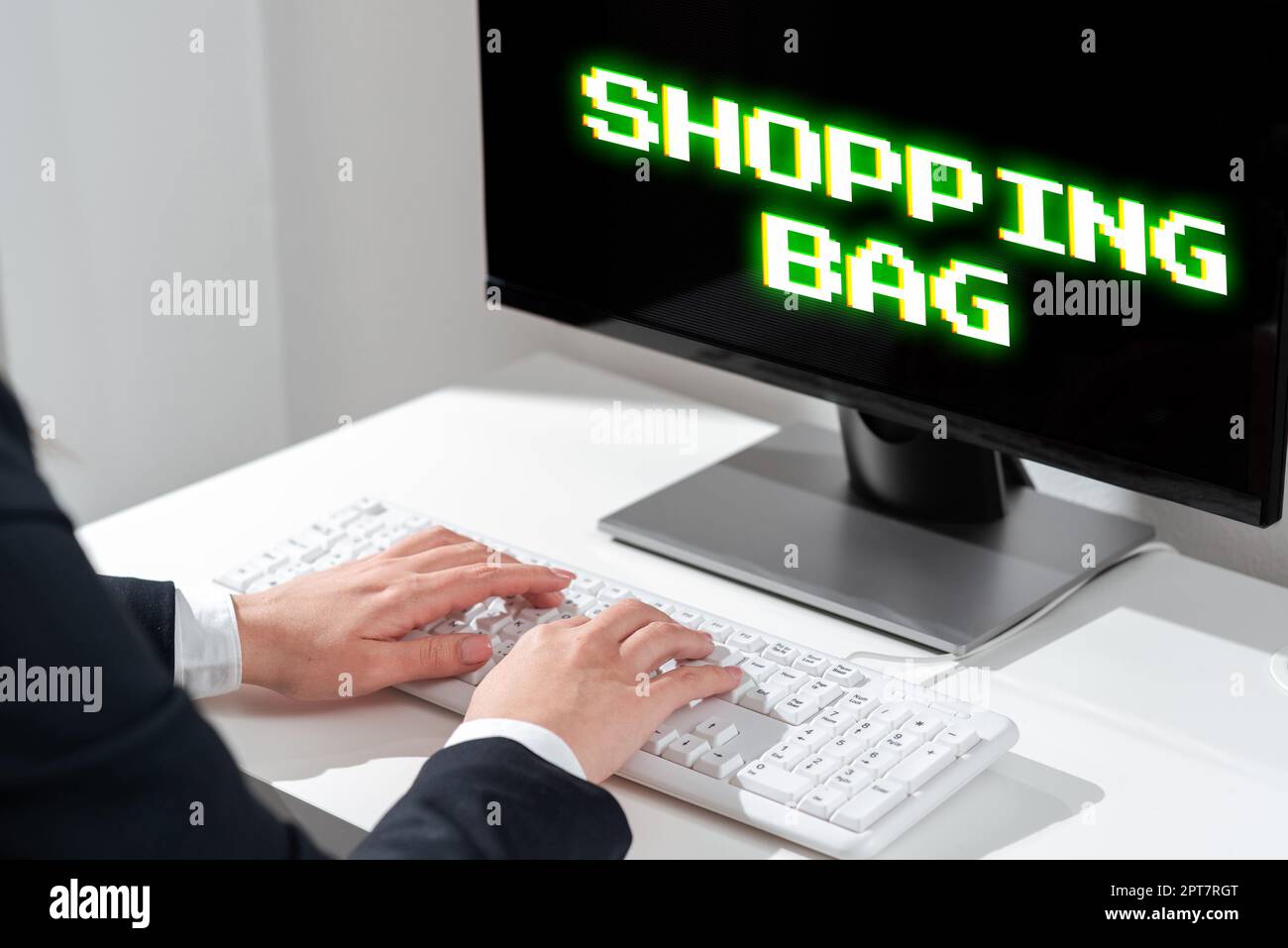 Inspiration showing sign Shopping Bag, Business overview Containers for ...