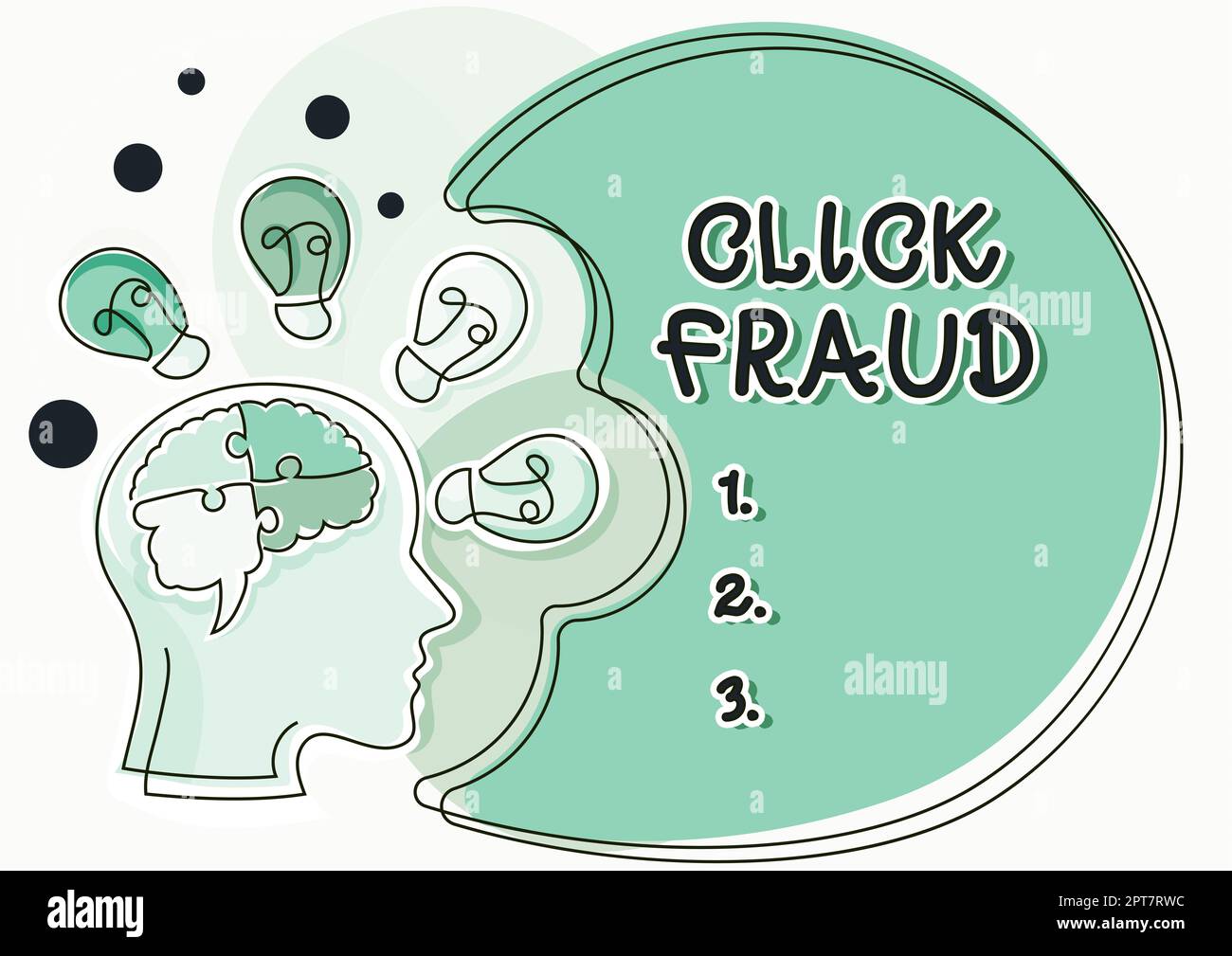 Conceptual caption Click Fraud, Internet Concept practice of repeatedly ...