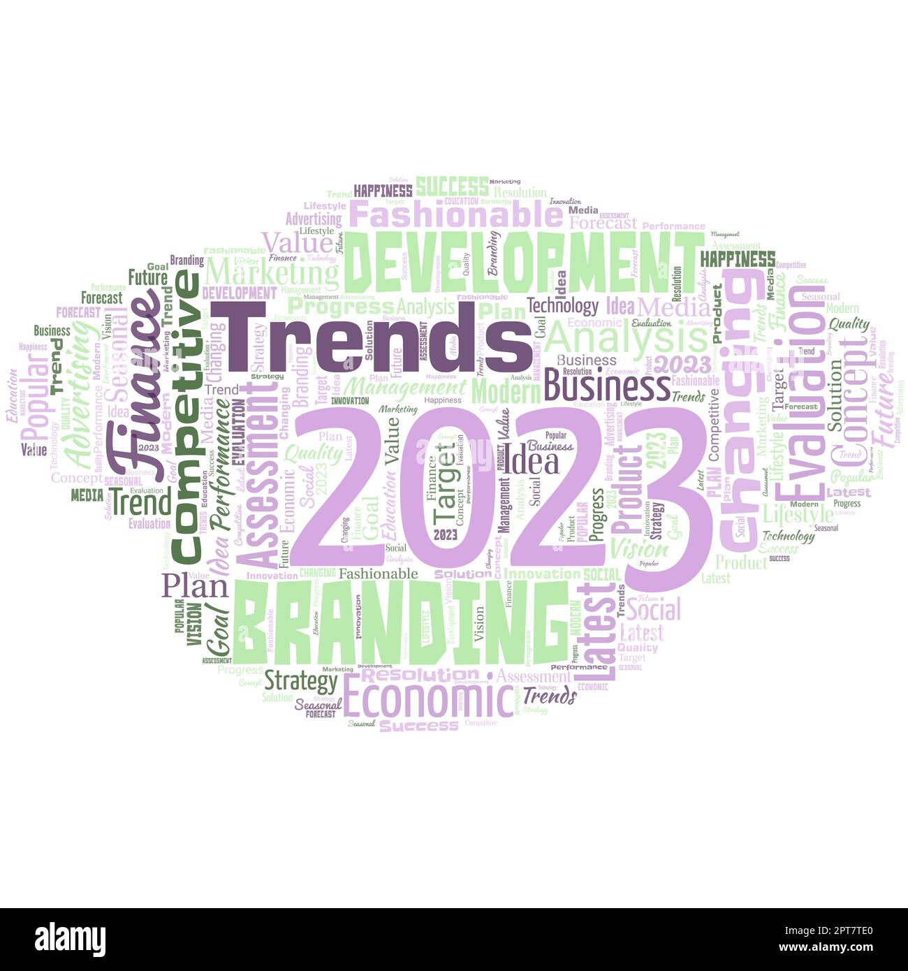 Big word cloud in the shape of UFO with words Trends 2023 Stock Photo ...
