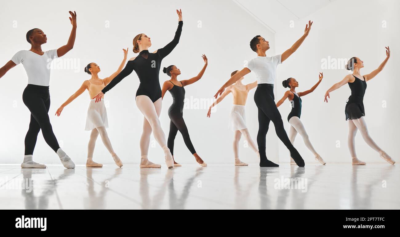 Talent takes you to beautiful places. a group of young ballet dancers ...