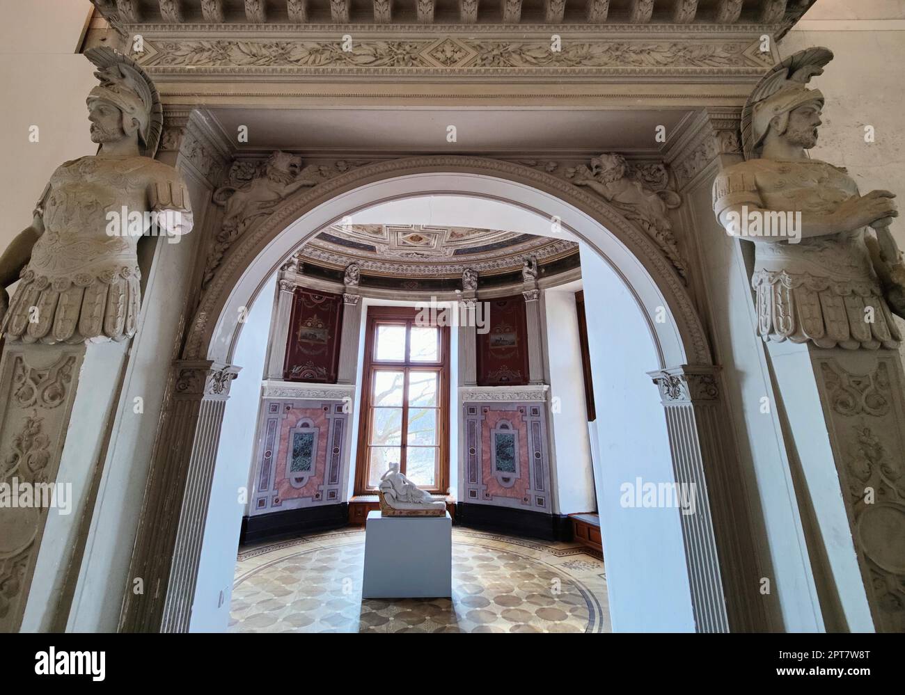 Round Tower Cabinet, Leander Room, Romantic Historicism, Schwerin ...