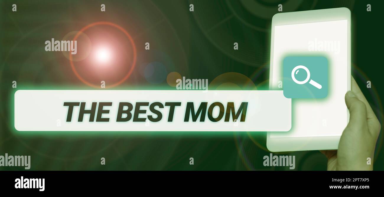 Text showing inspiration The Best Mom, Word Written on Appreciation for ...